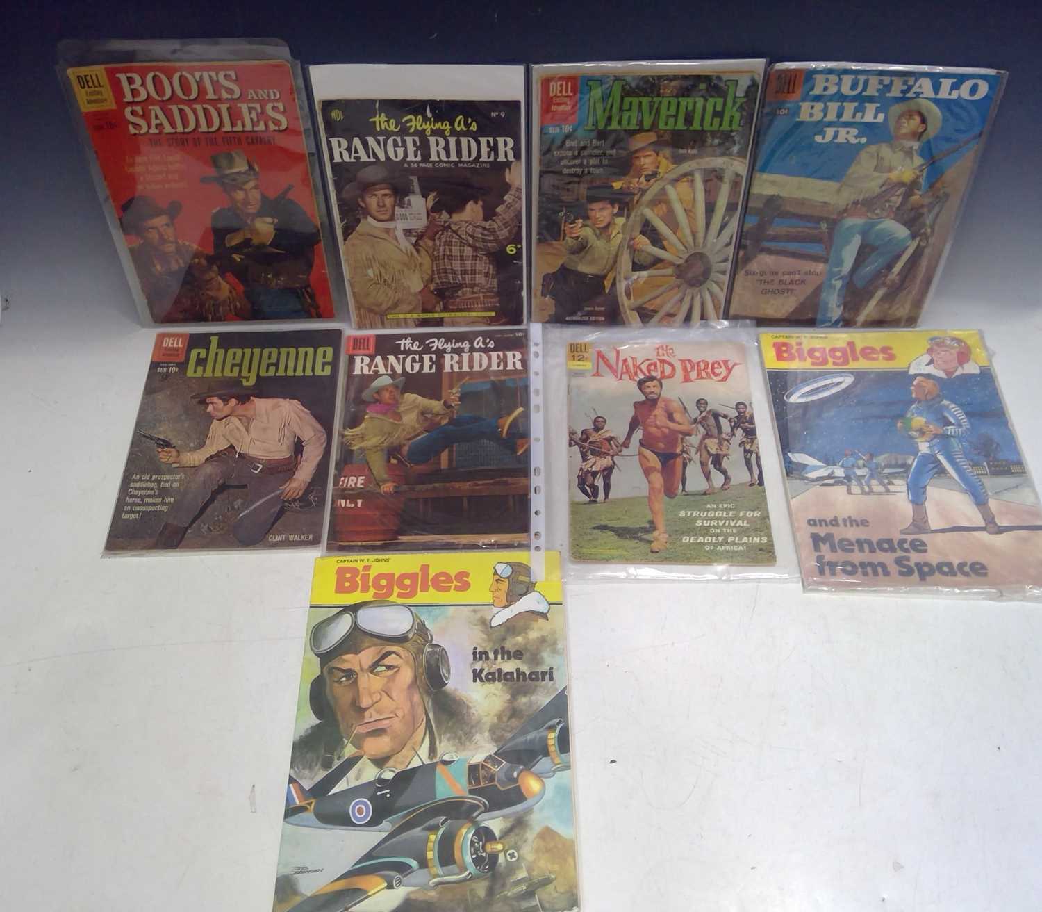 Lot 125 - Vintage Magazines, including Biggles and the
