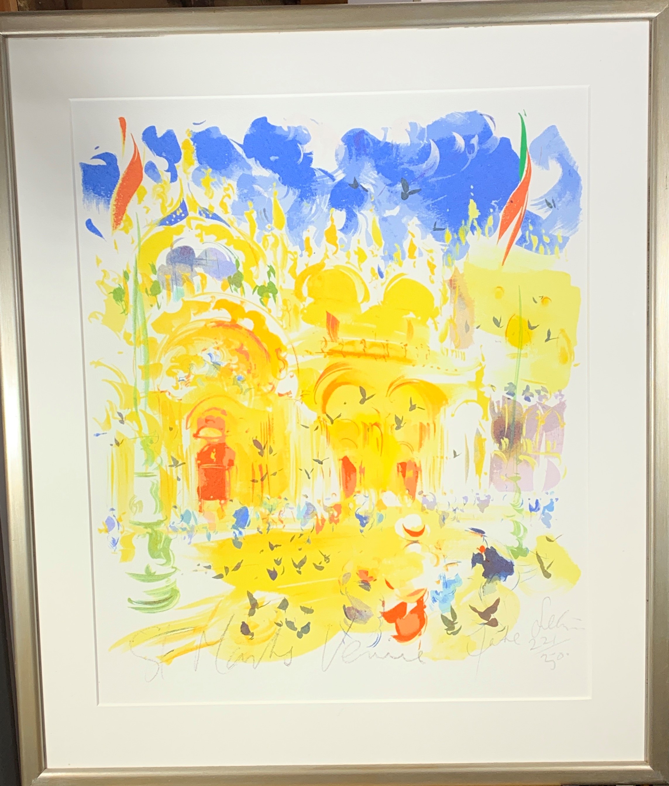 Lot 1190 - Jake SUTTON (b.1947) Piccadilly Circus and