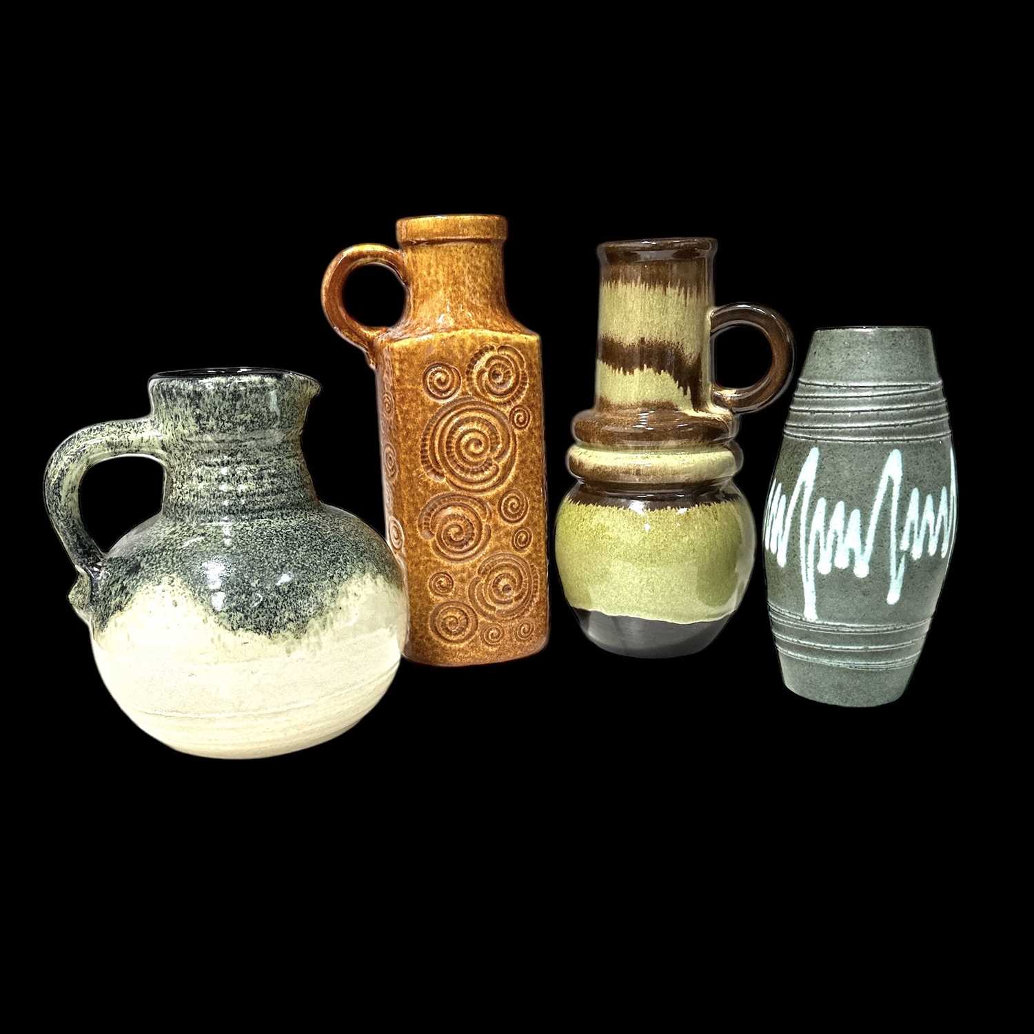 Lot 80 - Four examples of West German pottery, the