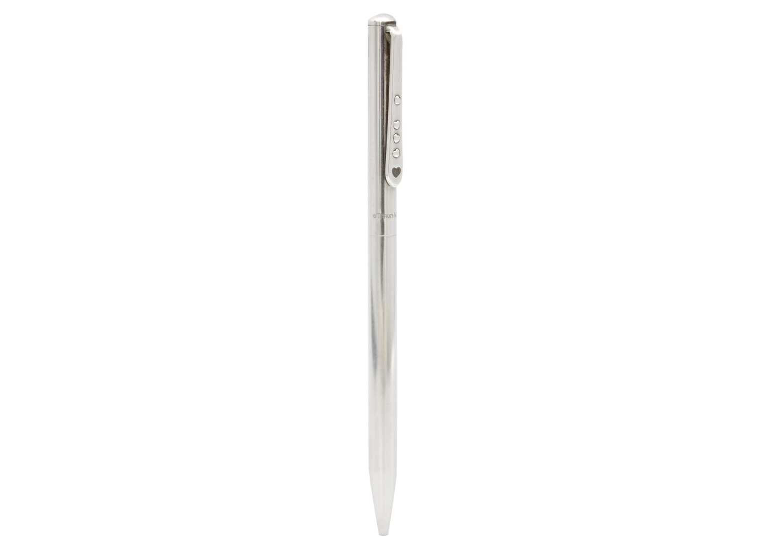 Lot 187 - A Tiffany & Co. silver ball pen in an