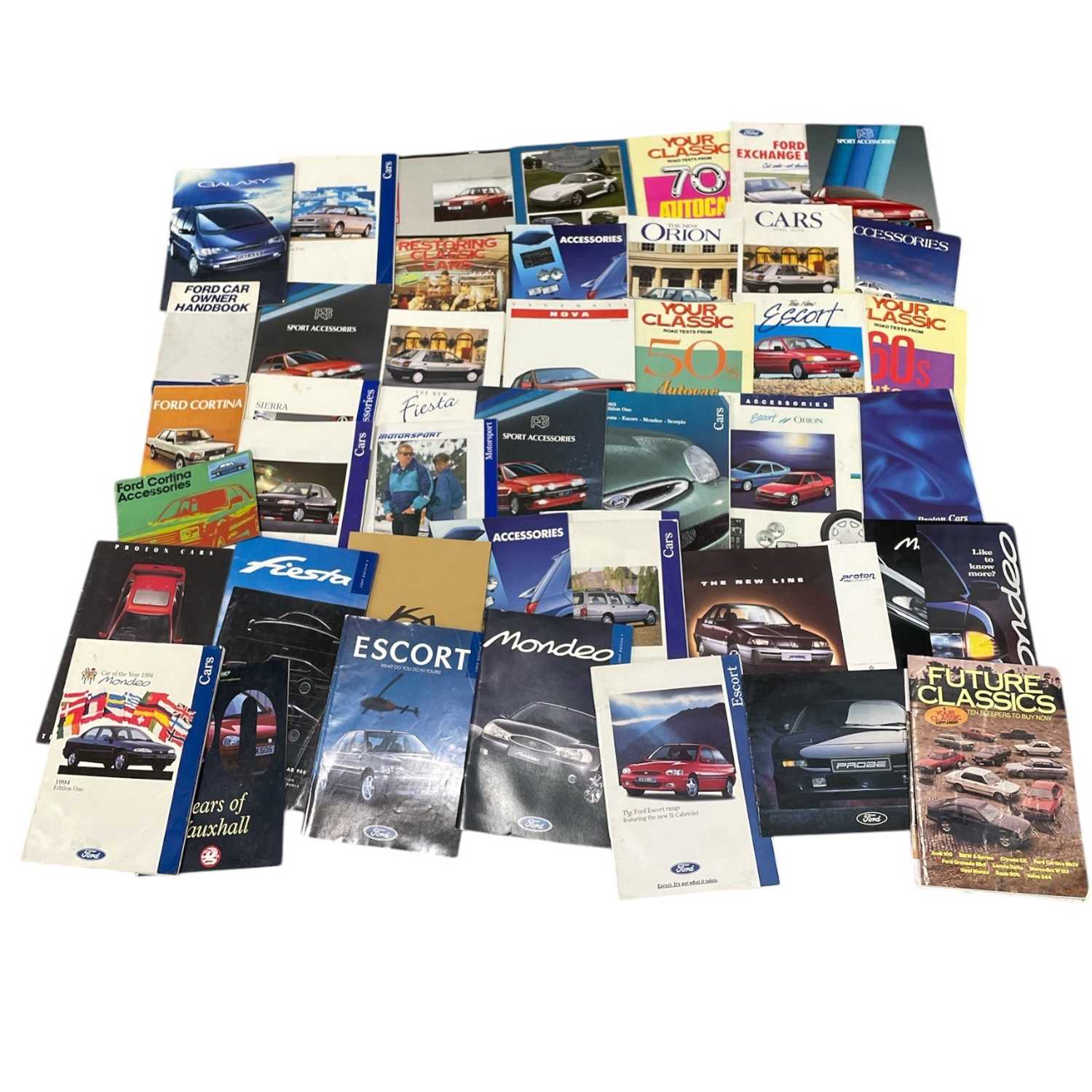 Lot 153 - A collection of Car Brochures and Handbooks