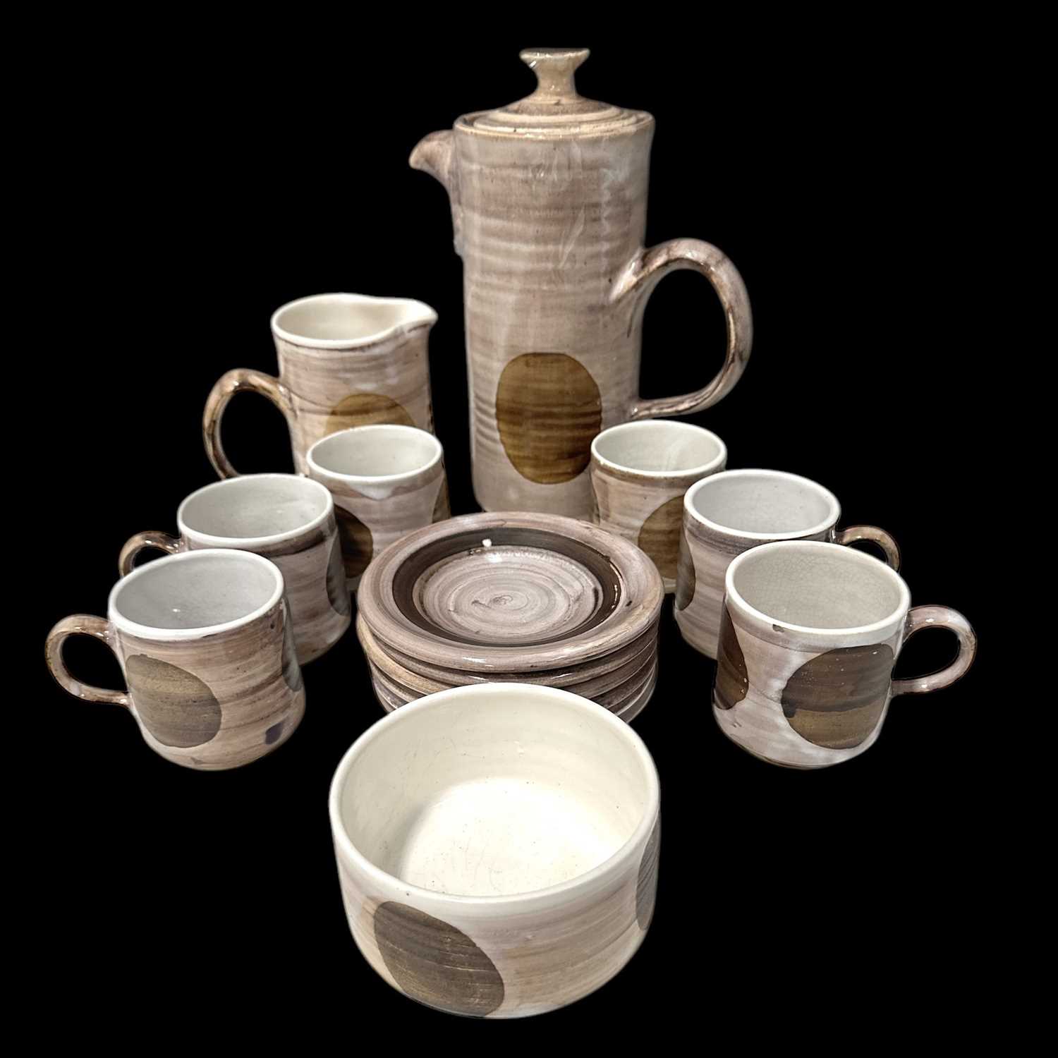 Lot 211 - A David Spence of Rye studio pottery coffee