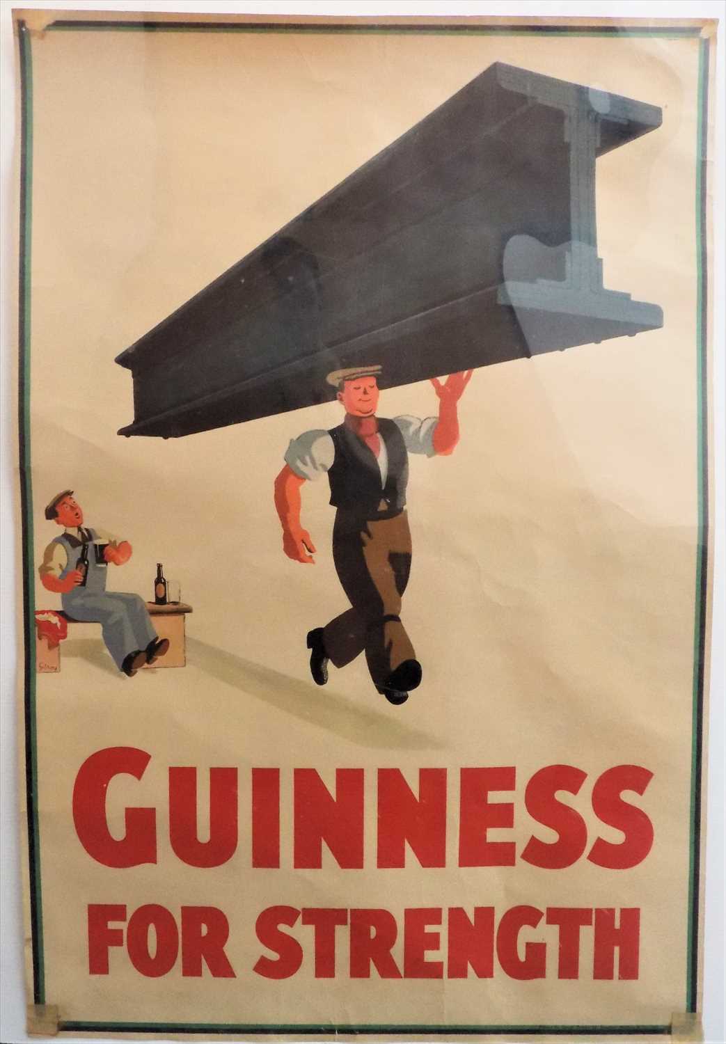 Lot 179 - A Guinness advertising poster, after John