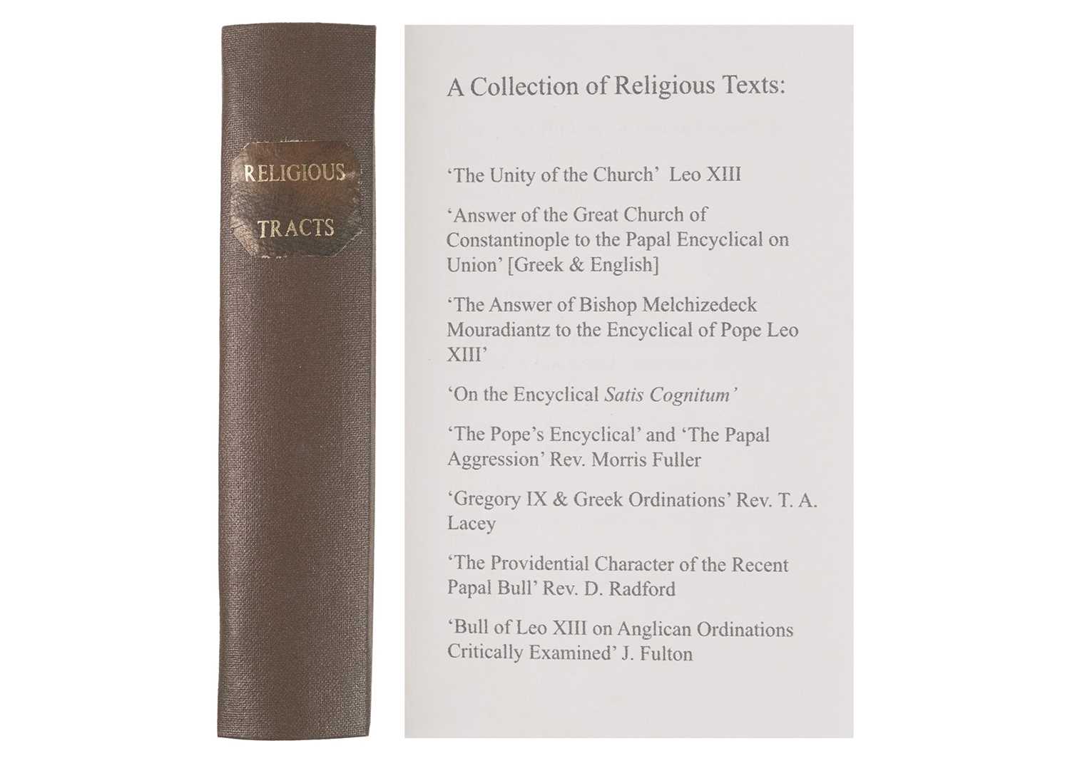 Lot 176 - A Sammelband of late 19th century religious