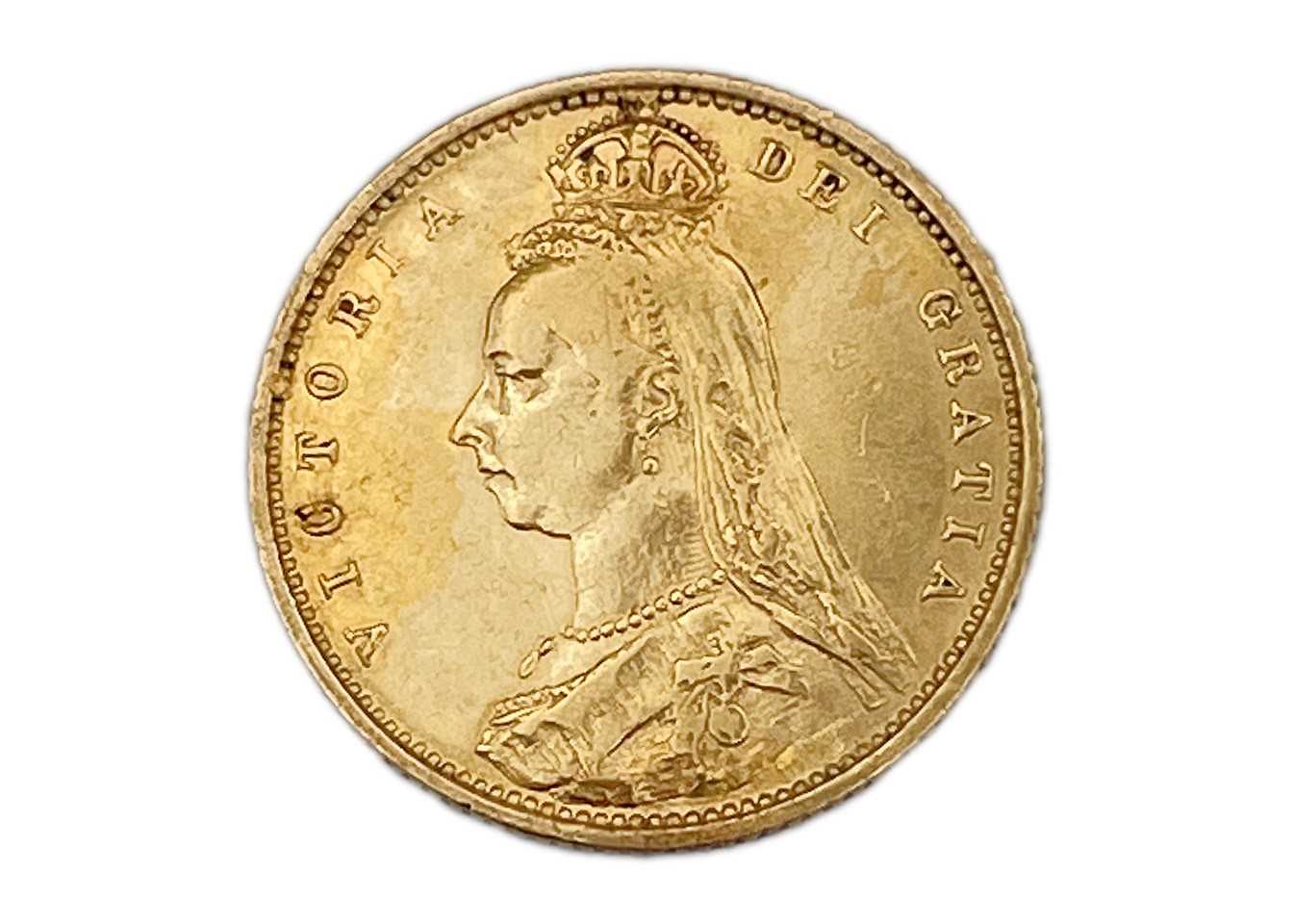 Lot 47 - A Victoria 1891 jubilee head half sovereign