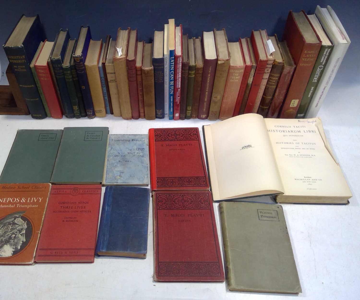 Lot 166 - A Large Selection of Classical Latin Books.