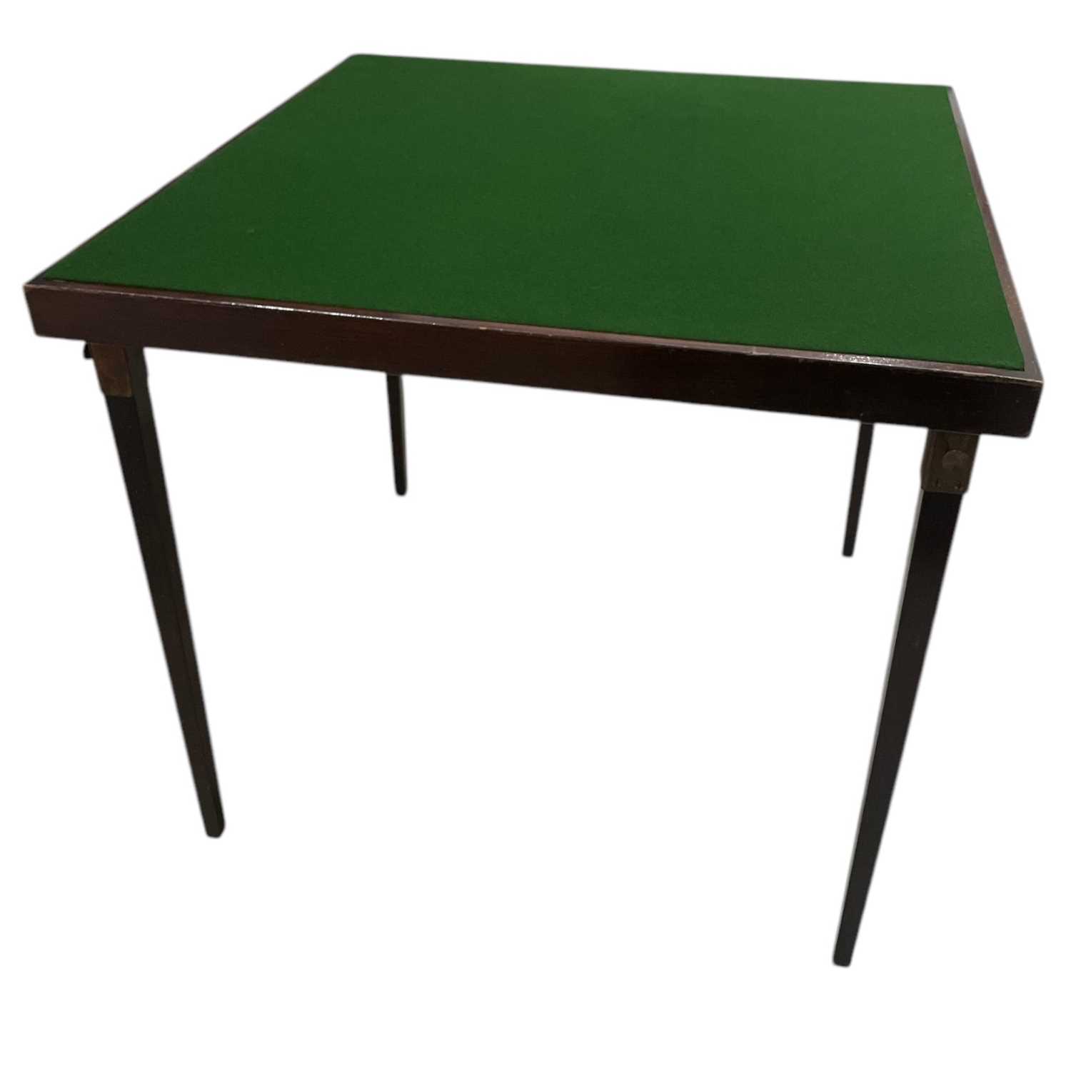Lot 10 - A vintage British folding games table by Vono
