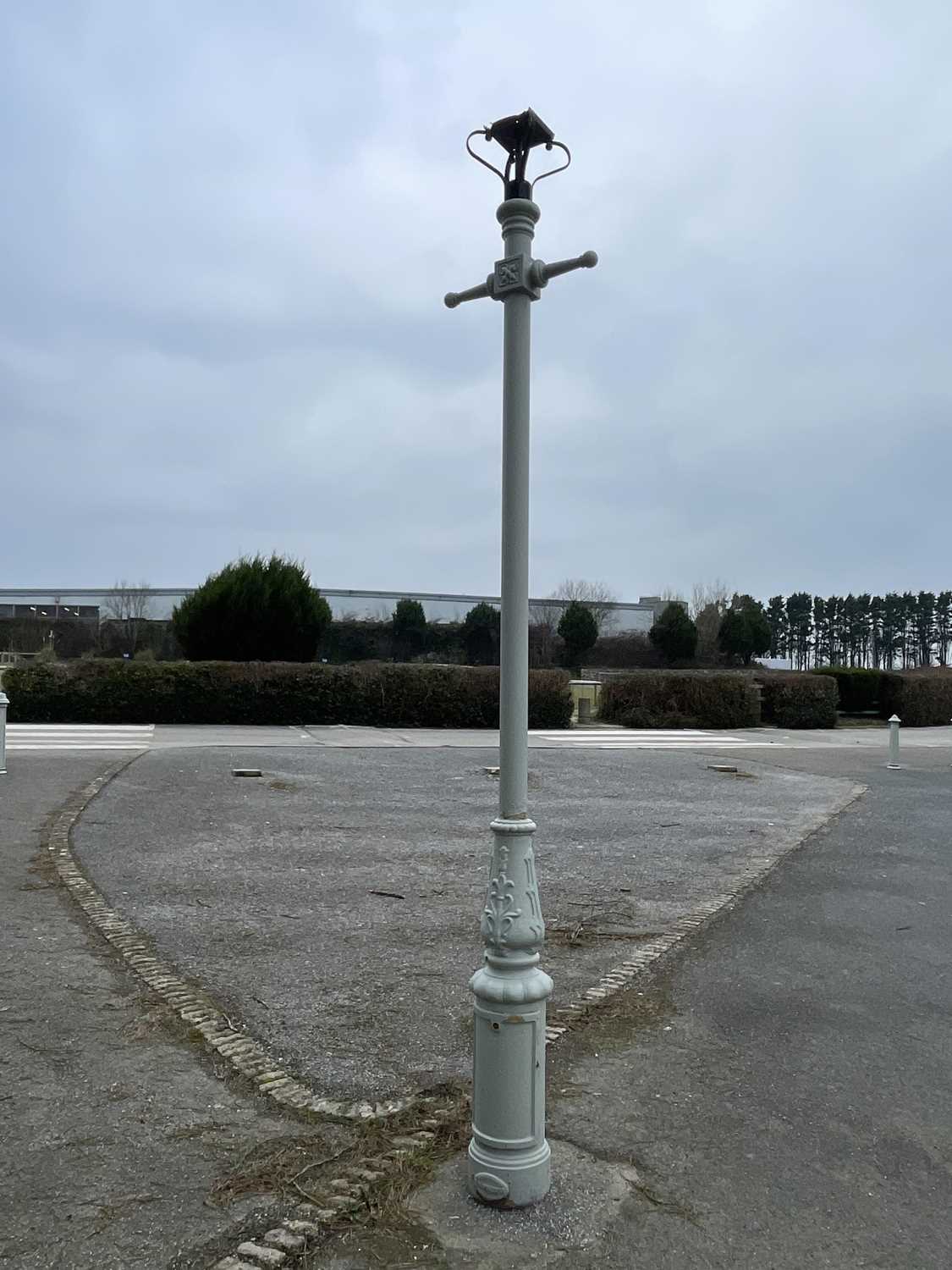 Lot 1386 - Cast Iron Lamp Post.