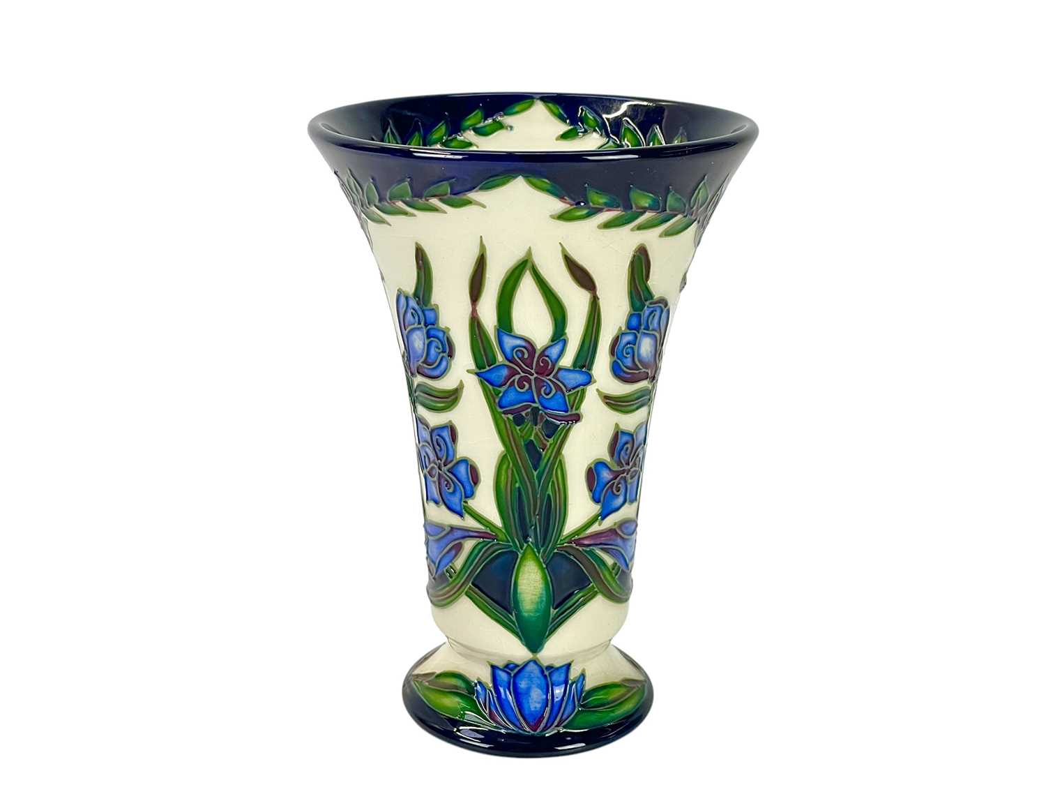 Lot 221 - A Moorcroft pottery 'Kaffir Lily' pattern