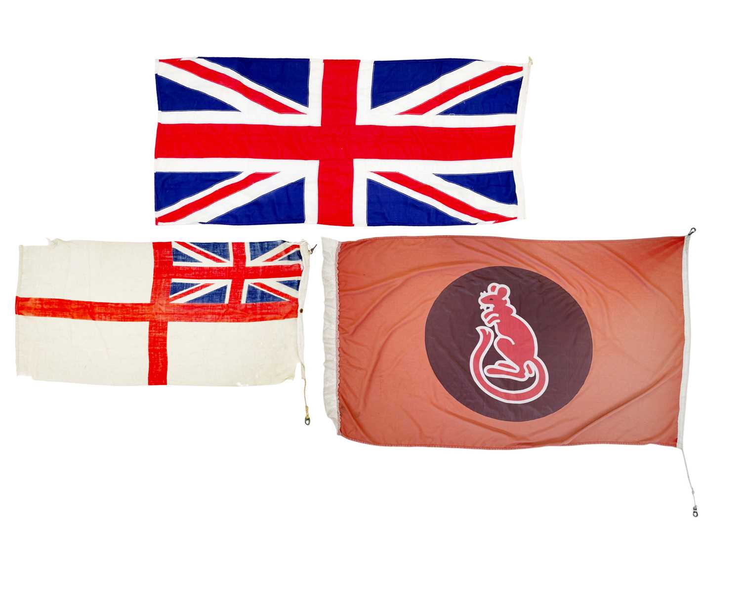 Lot 565 - A Desert Rats flag.