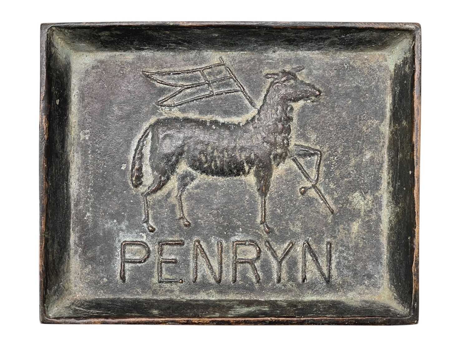 Lot 159 - A bronze Cornish tin stamp mould.