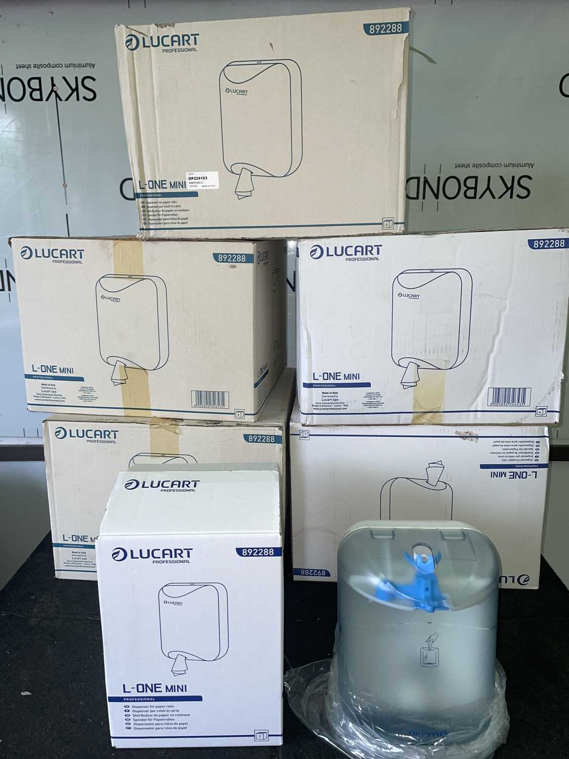 Lot 2076 - Lucart L-One Mini Paper Roll Dispensers.