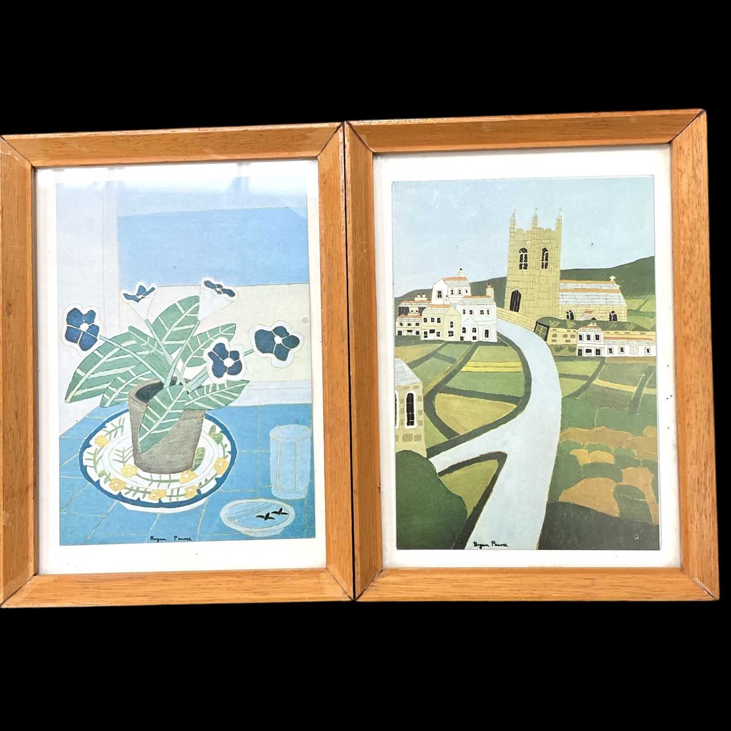 Lot 37 - Two vintage Bryan Pearce prints 17x19cm