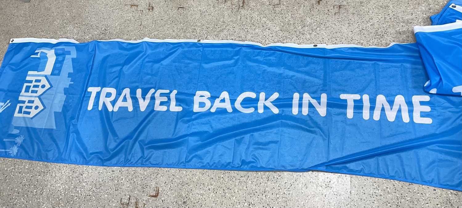 Lot 2102 - Banners & Union Flag.