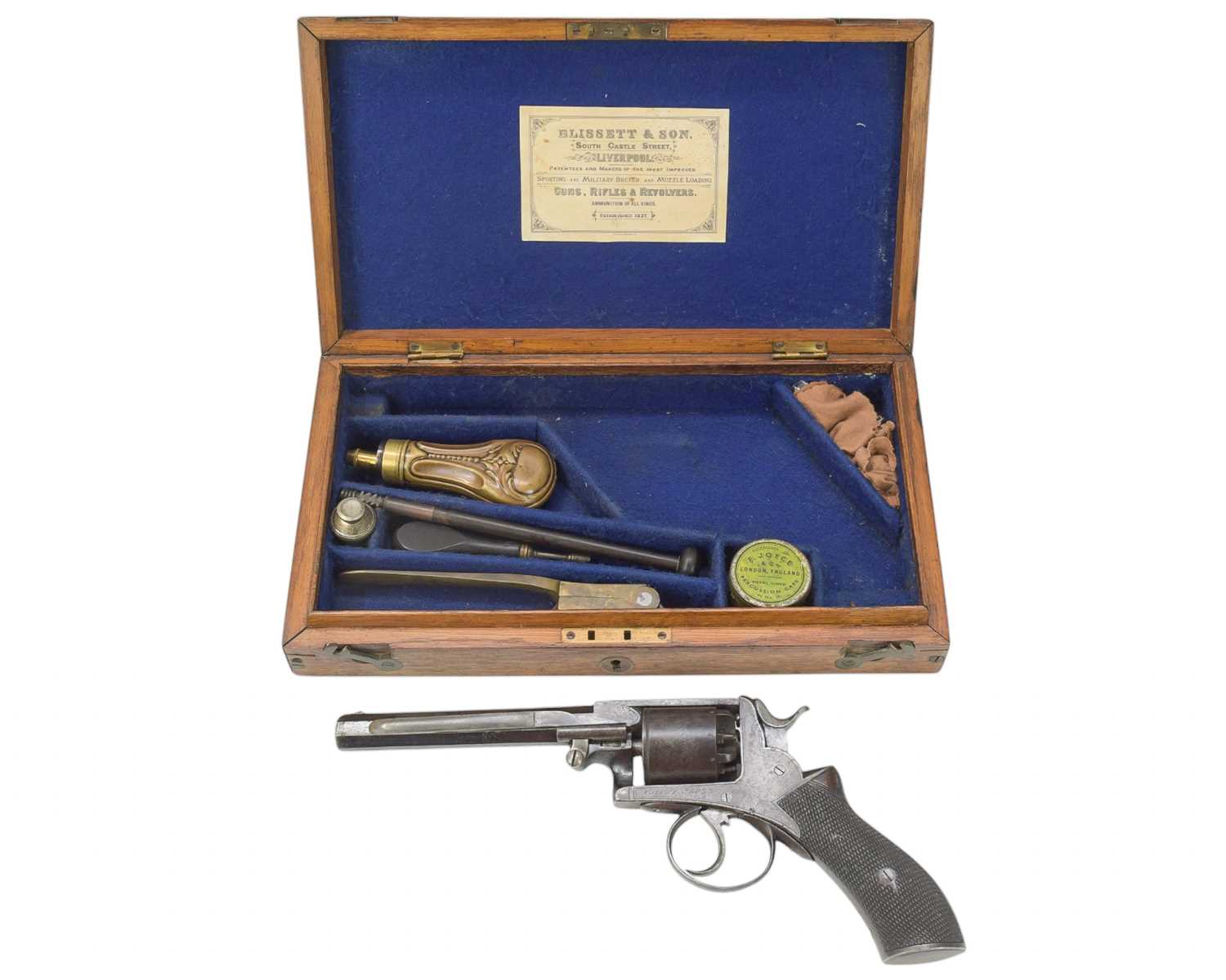 Lot 188 - A T Blisset & Son five-shot .450 revolver,