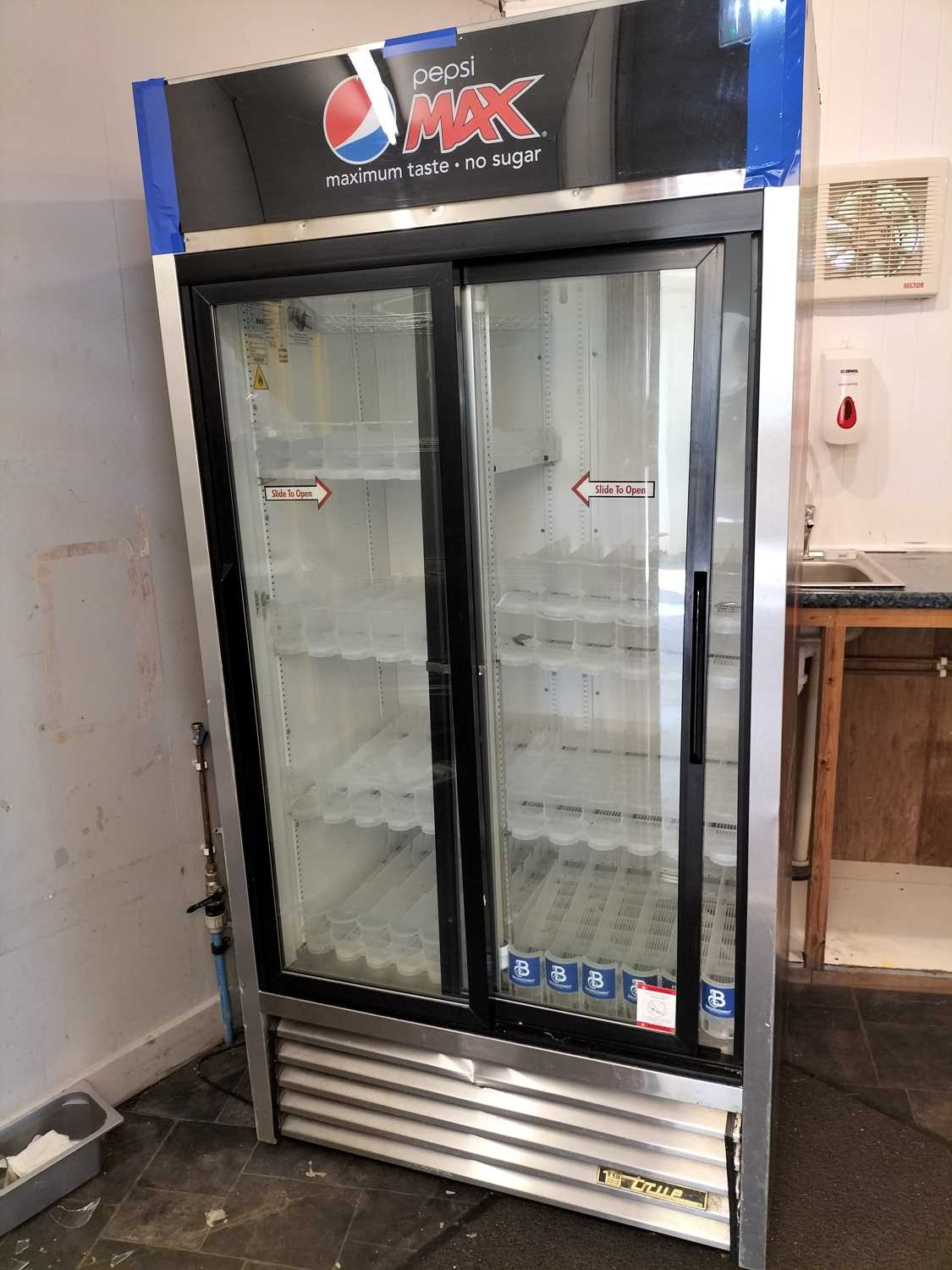 Lot 2113 - Pepsi Max double door chiller