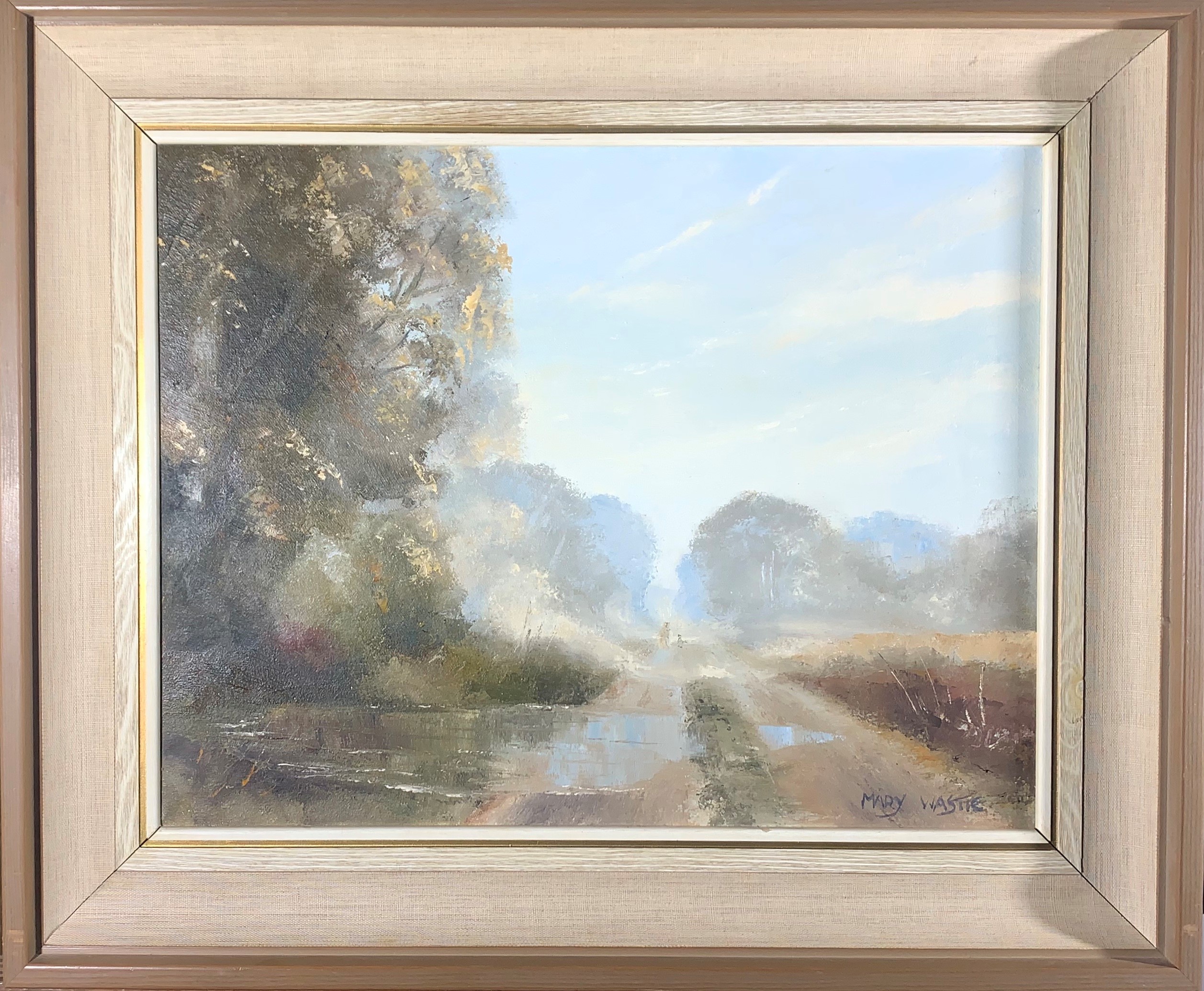 Lot 547 - Mary WASTIE (b.1935) Early Morning Walk,