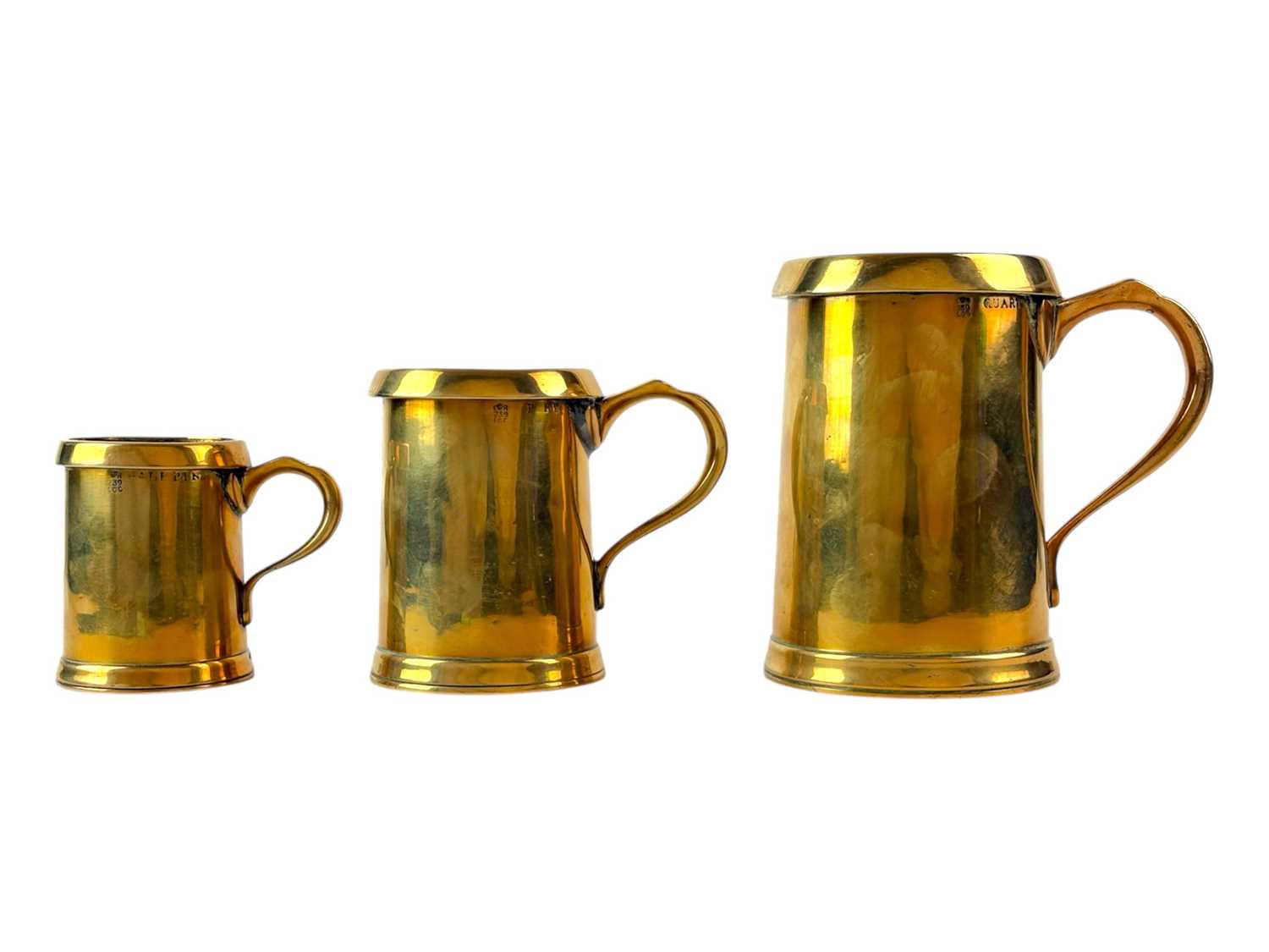 Lot 77 - A set of three Farrow and Jackson bronze