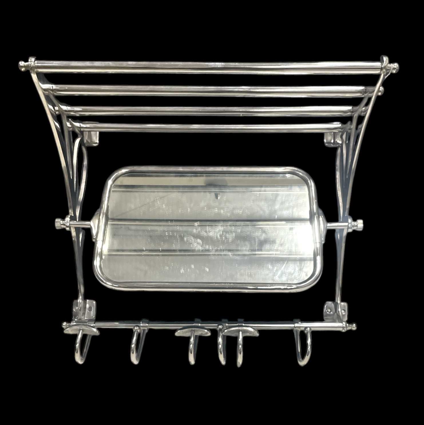 Lot 55 - A Vida wall mounted luggage rack in chrome