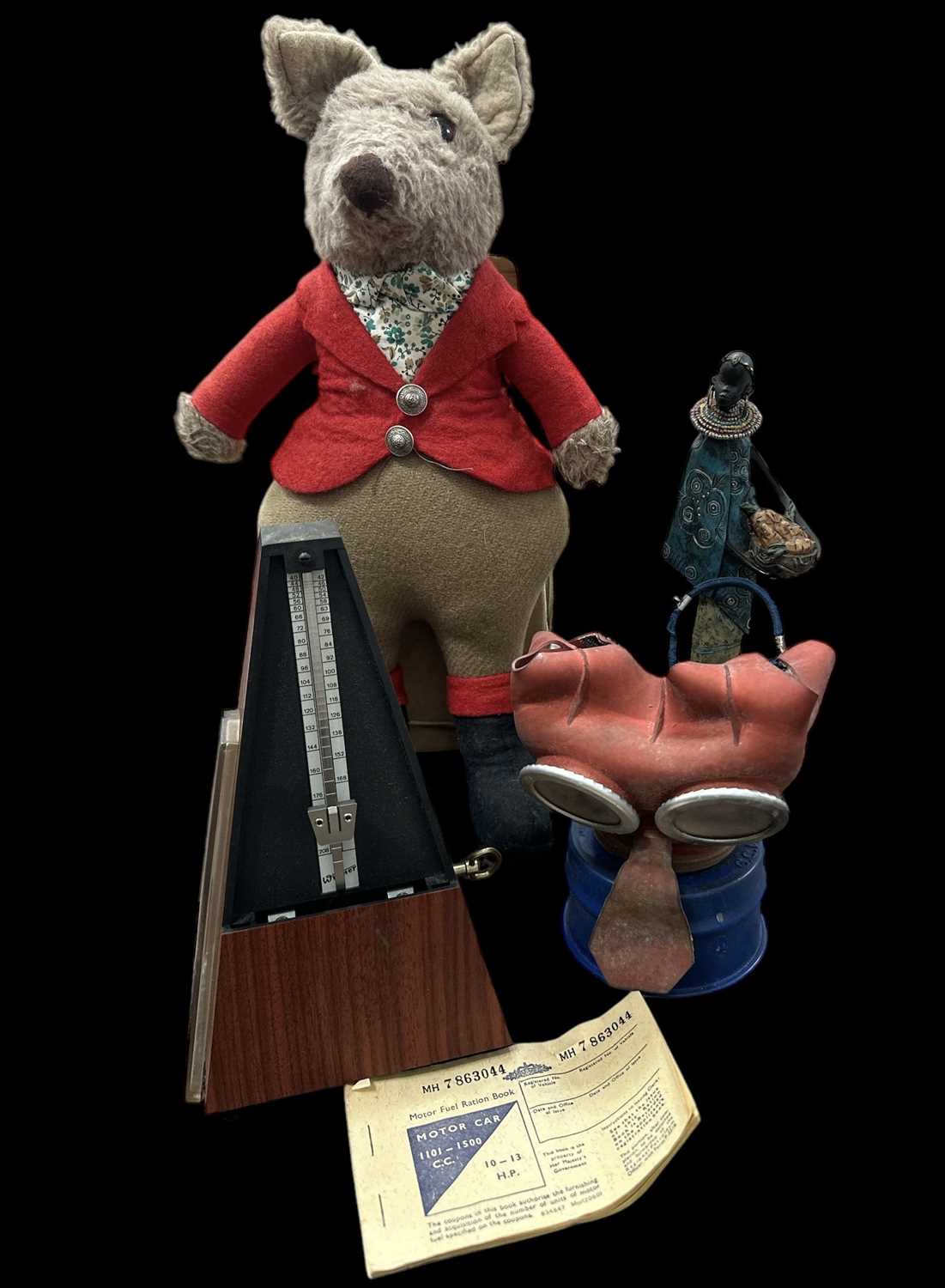 Lot 282 - A wartime Micky Mouse baby's gas mask, a