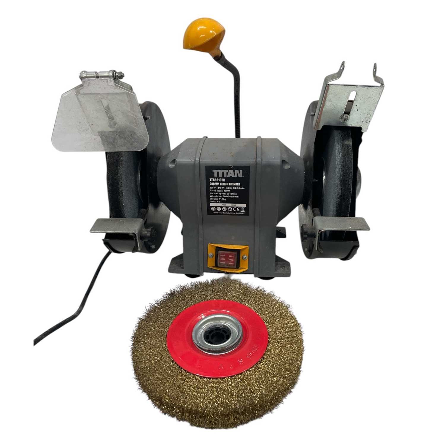 Lot 90 - A Titan 200mm Bench Grinder.