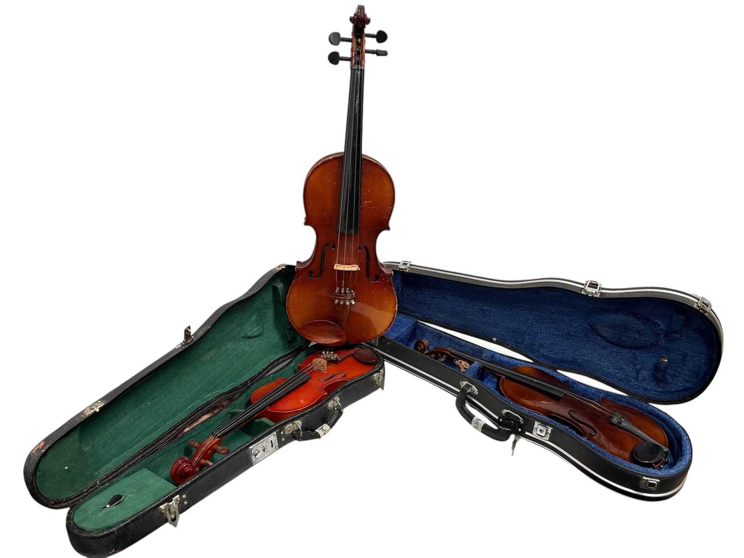 Lot 103 - A viola and two violins; A Tantra by Rosetti