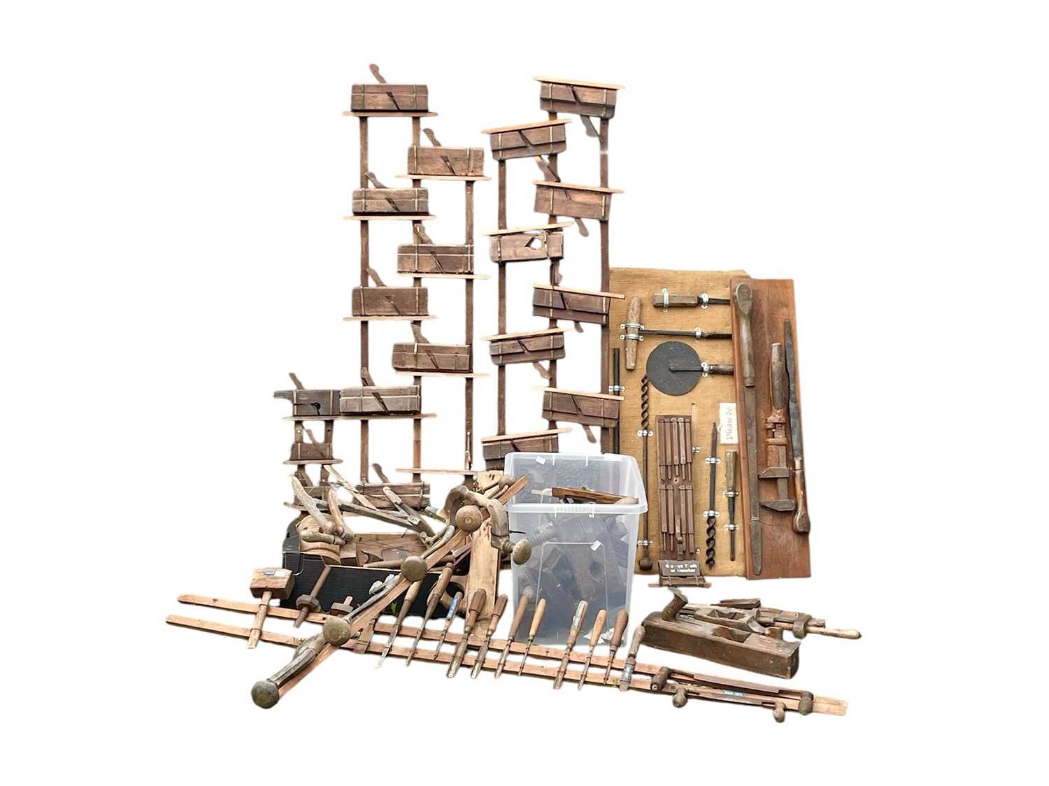 Lot 164 - A collection of wheelwright, cooper, and