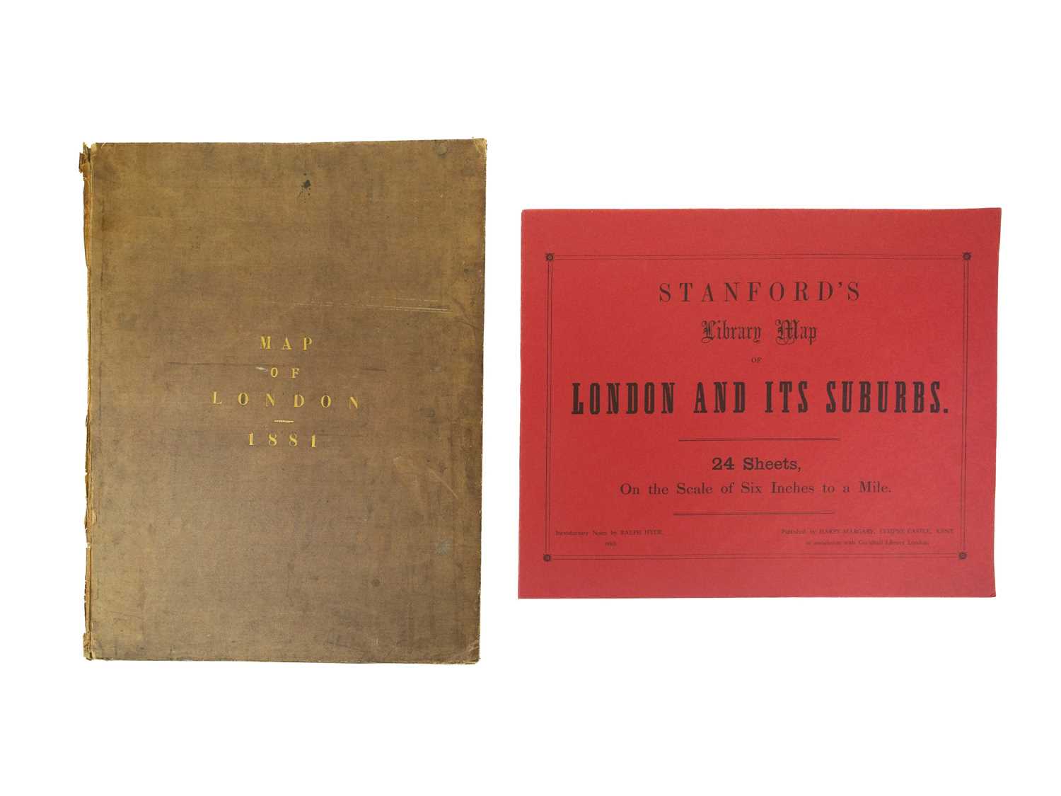 Lot 98 - Bacon's Map of London 1881