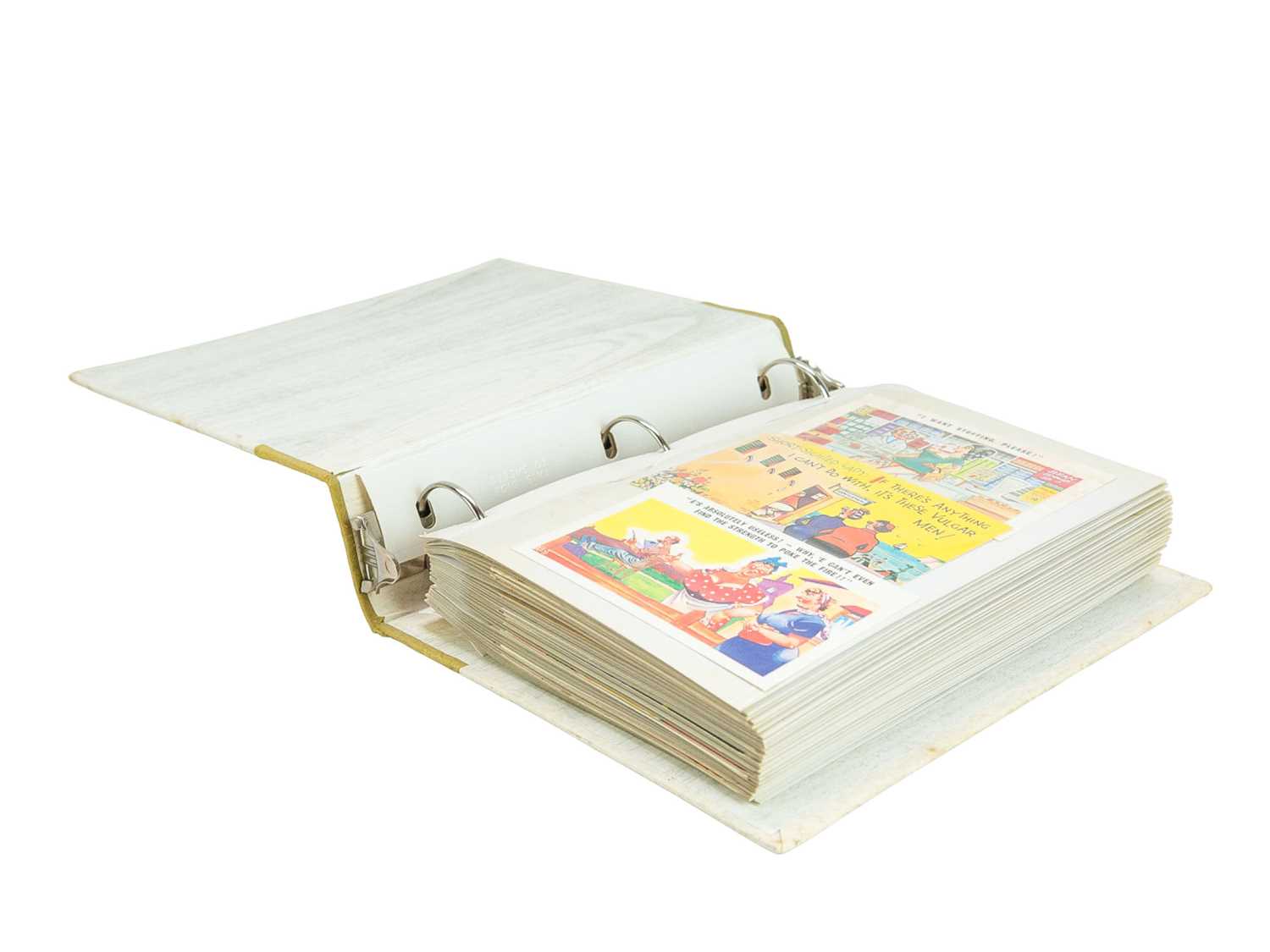 Lot 273 - An album containing over 150 1960s saucy