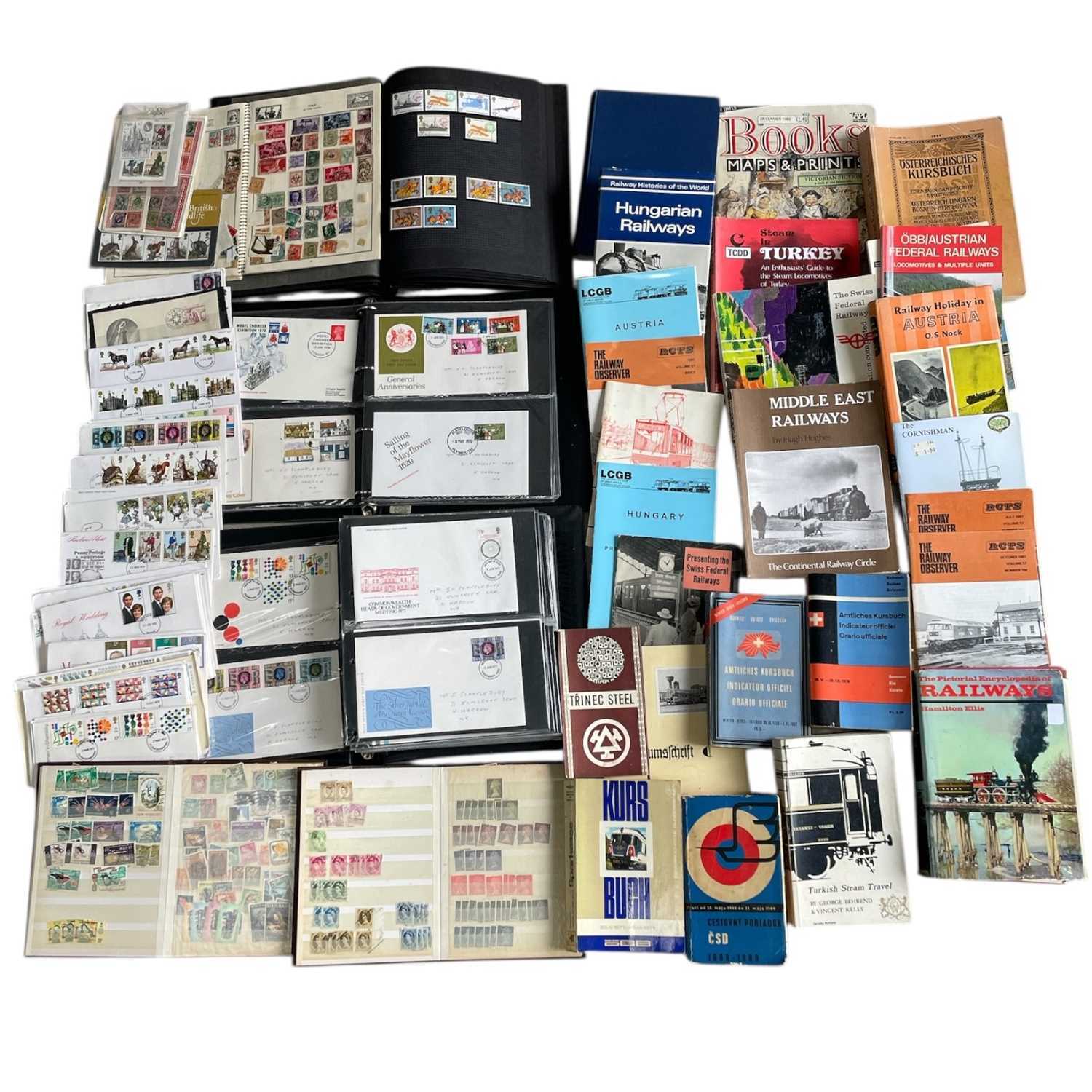 Lot 123 - A collection of First Day Covers and Stamp