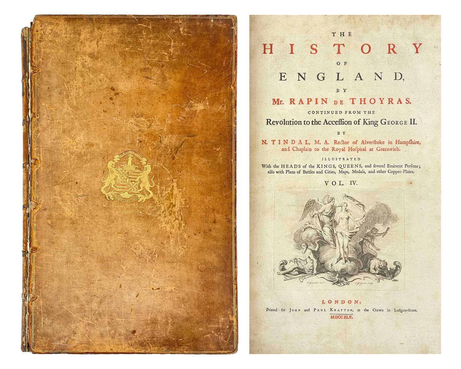 Lot 379 - THE HISTORY OF ENGLAND BY MR RAPIN DE
