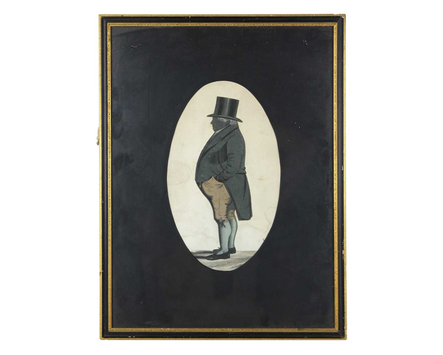 Lot 316 - A silhouette portrait of Henry Harvey of