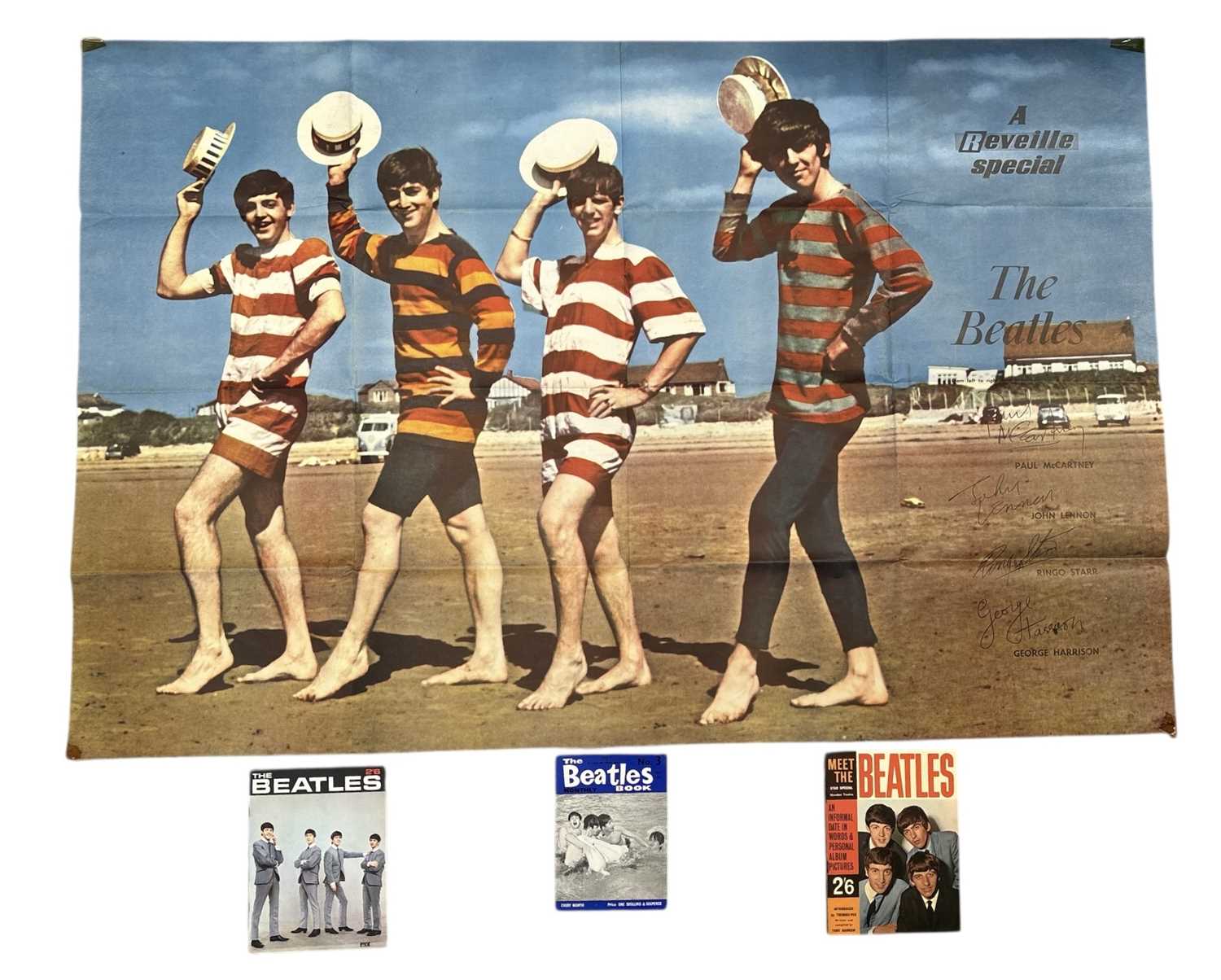 Lot 4 - The Beatles, an original poster 'Reveille'