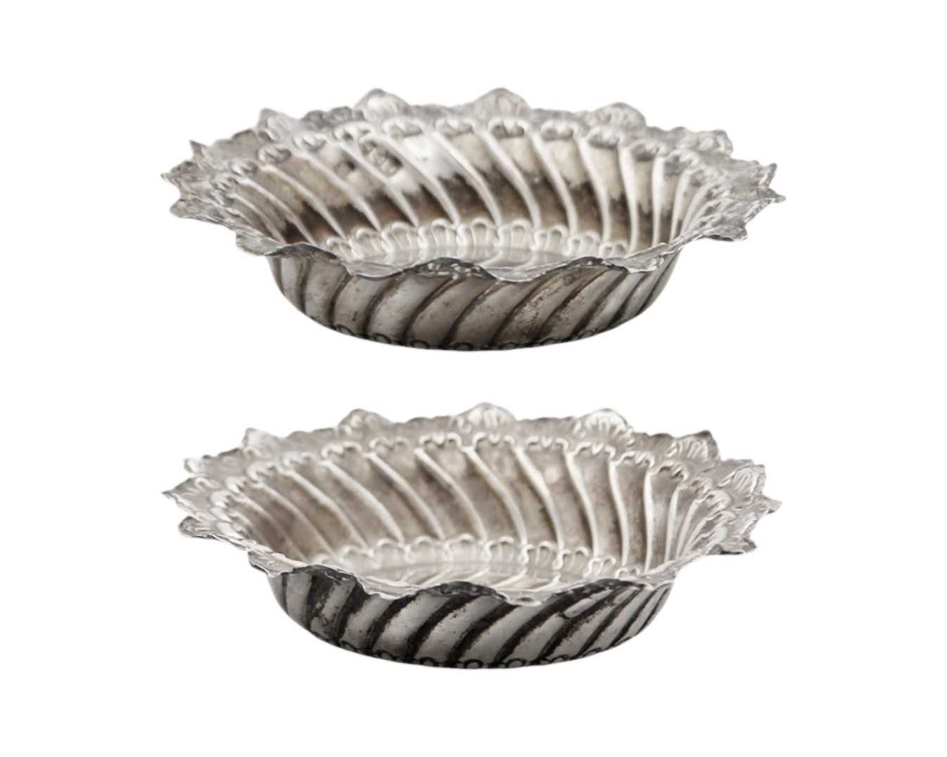 Lot 125 - A pair of Victorian silver bon-bon dishes.