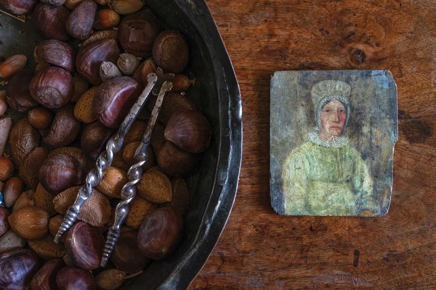 Lot 3 - Miniature Georgian portrait panel