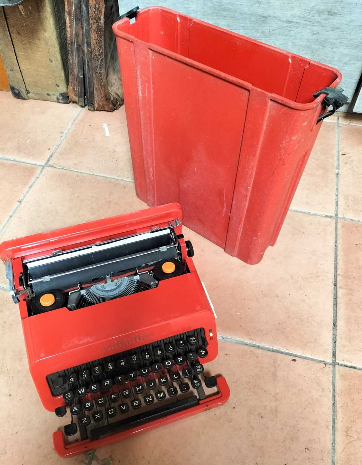 Lot 568 - Olivetti Valentine type writer