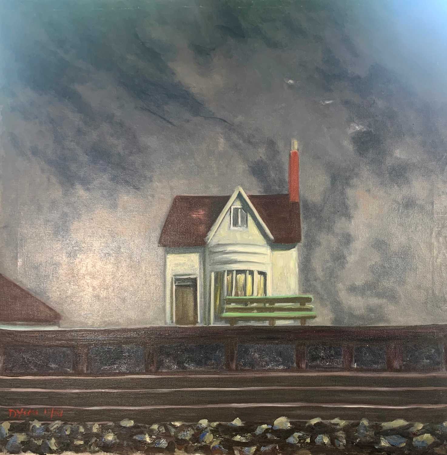 Lot 116 - Julian DYSON (1936 - 2003) Landscape Oil on