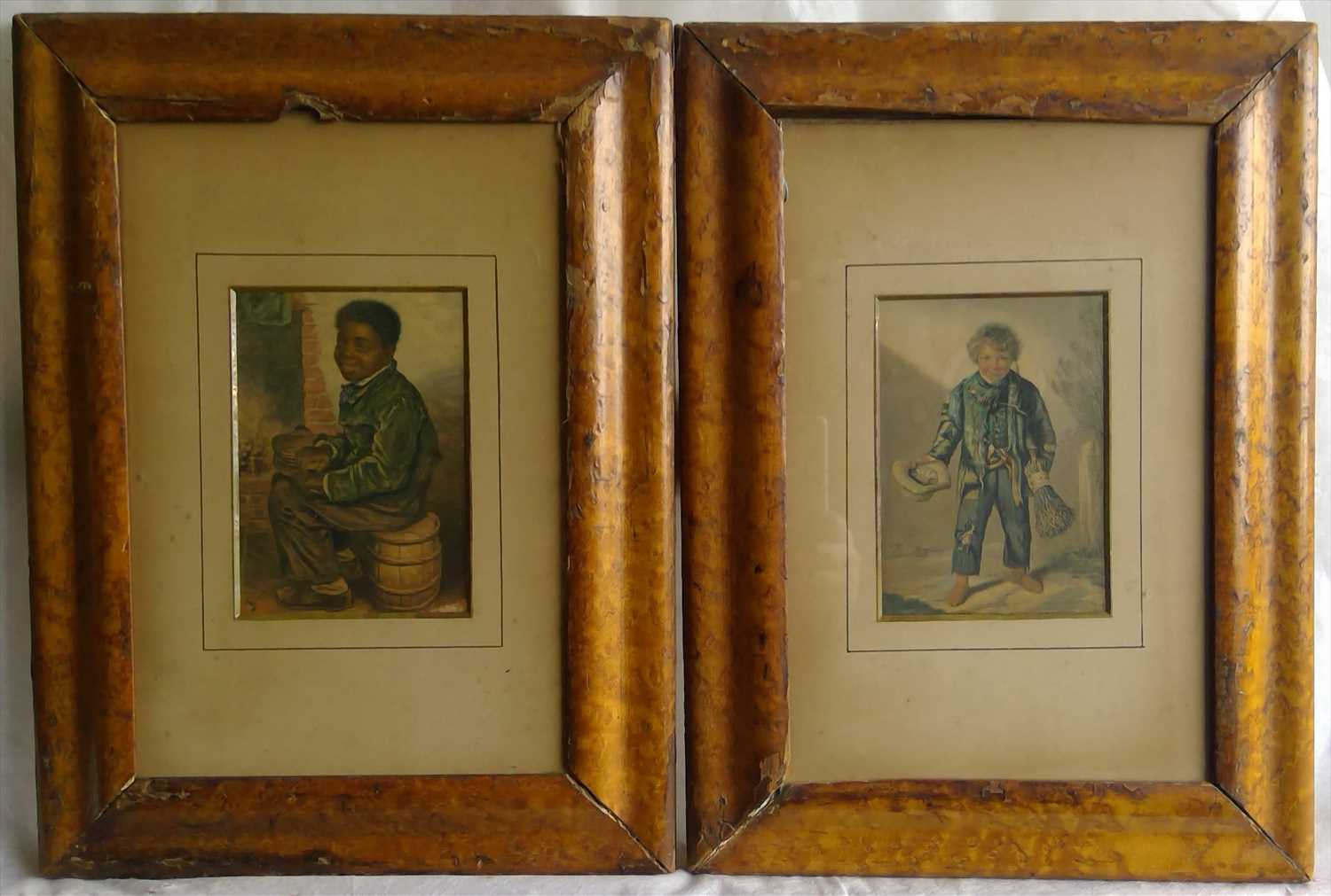 Lot 593 - Two George Baxter prints, each depicting a