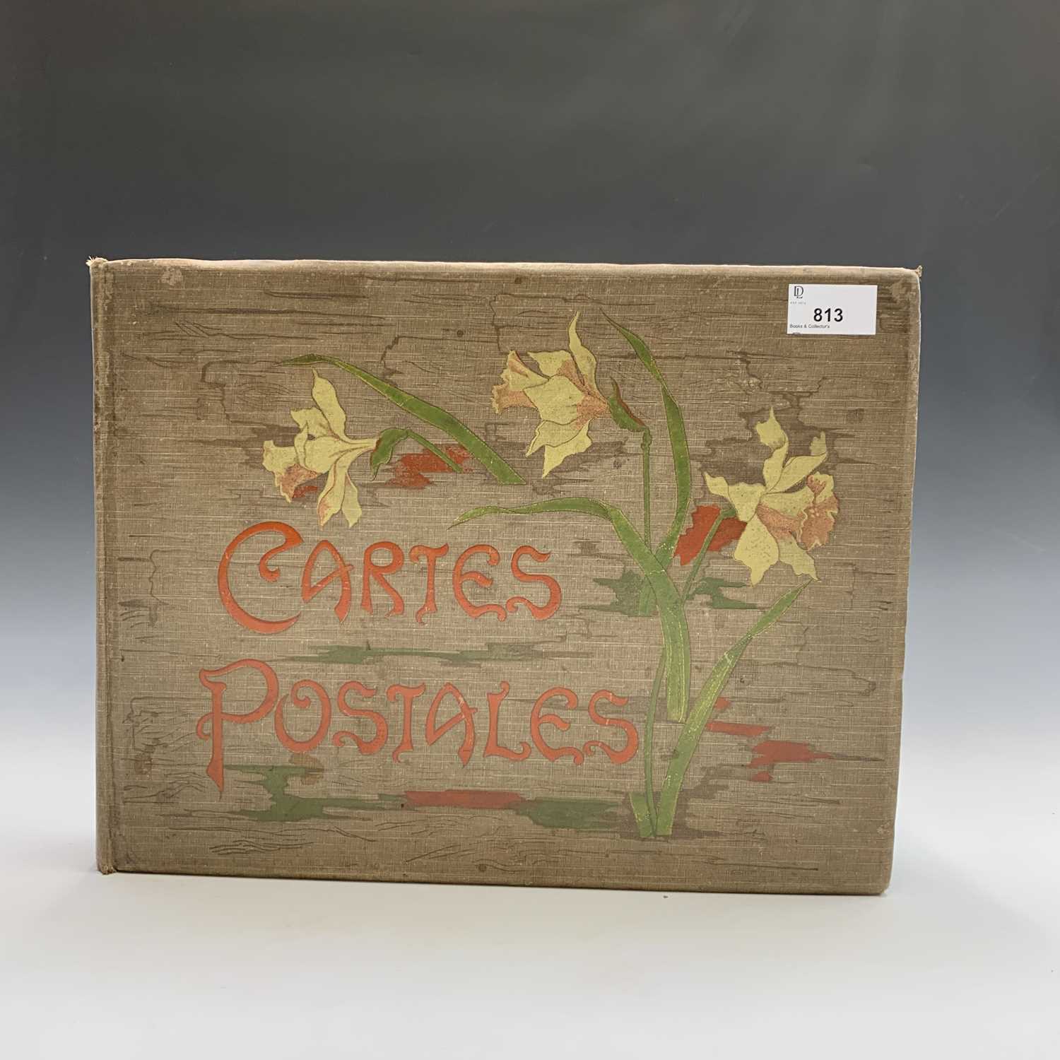 Lot 813 - Postcards: A large postcard album containing