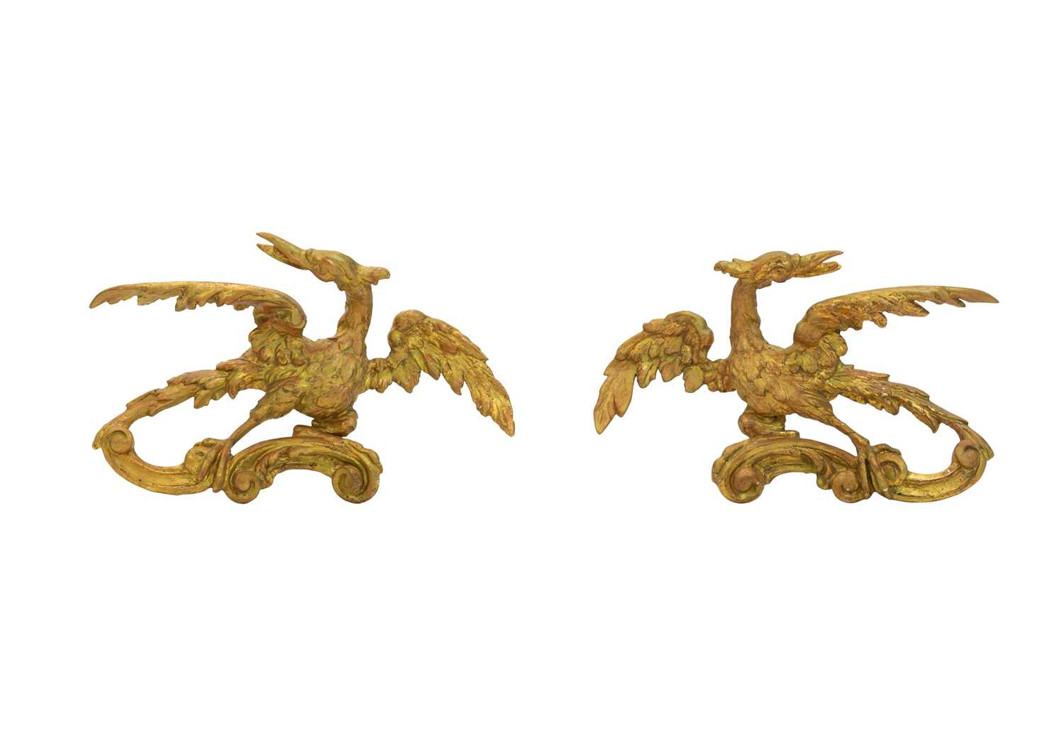 Lot 309 - A pair of George III gilt wood and gesso Ho