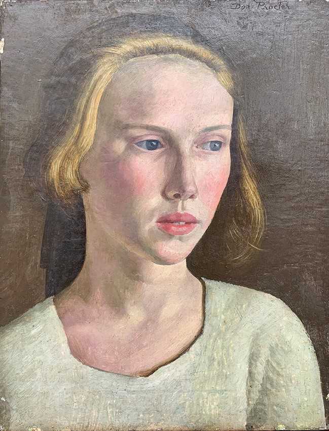 Lot 161 - Dod PROCTER (1891-1972) 'Lydia' oil on