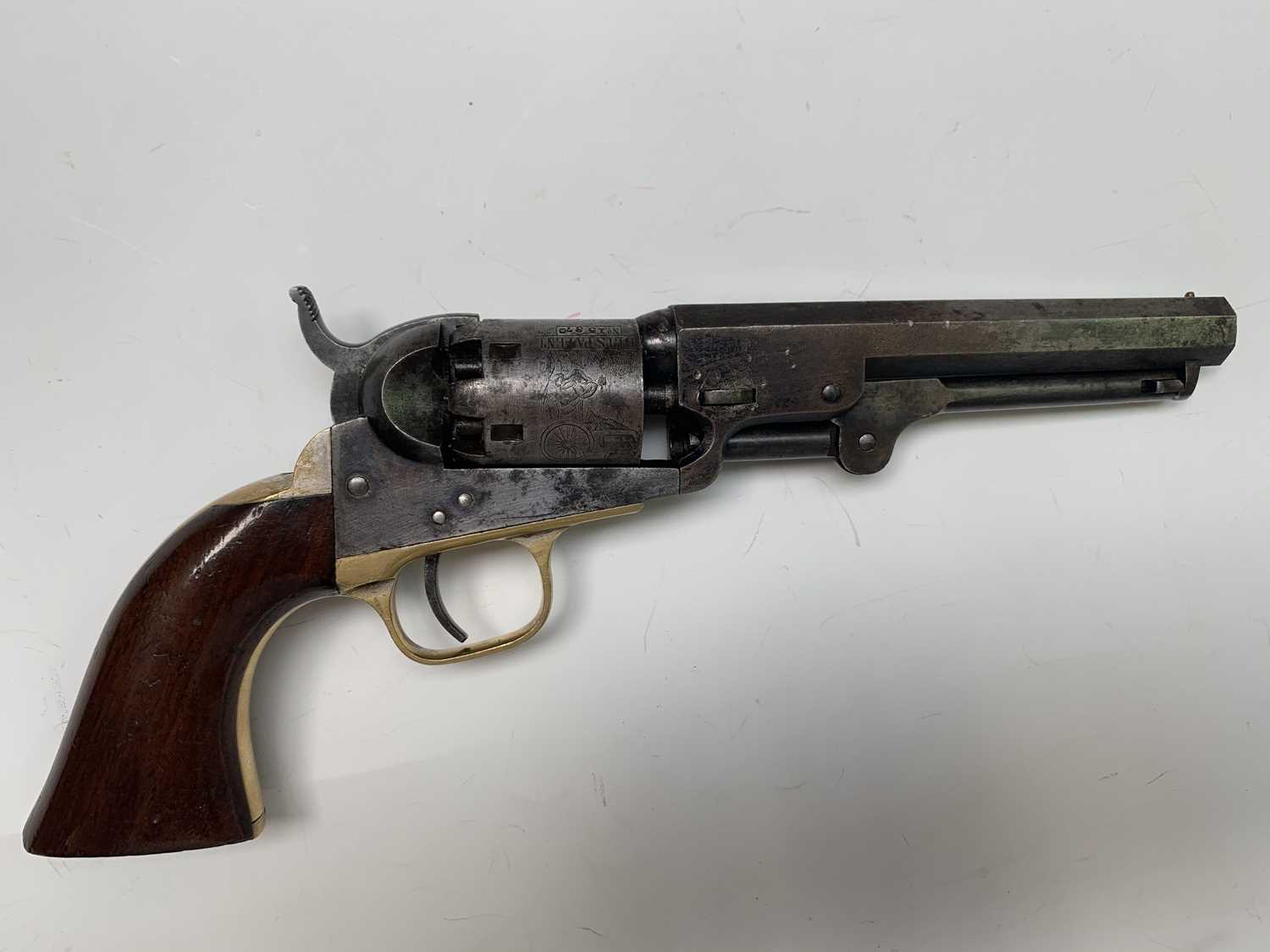 Lot 349 - A Colt percussion five-shot revolver, serial