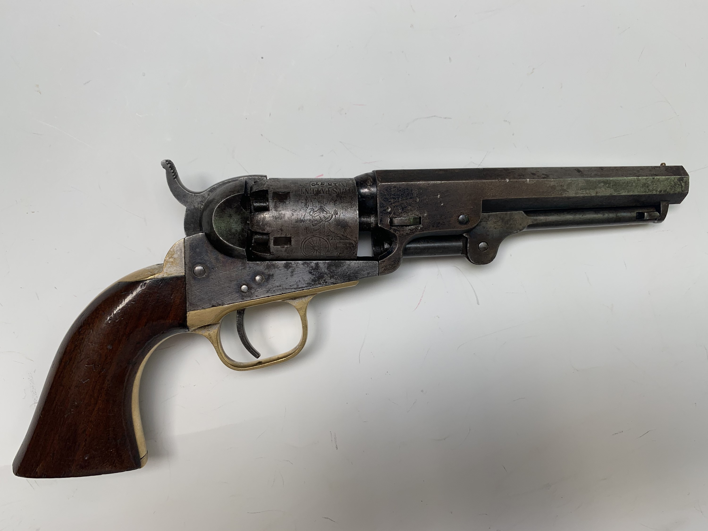 Lot 349 - A Colt percussion five-shot revolver, serial