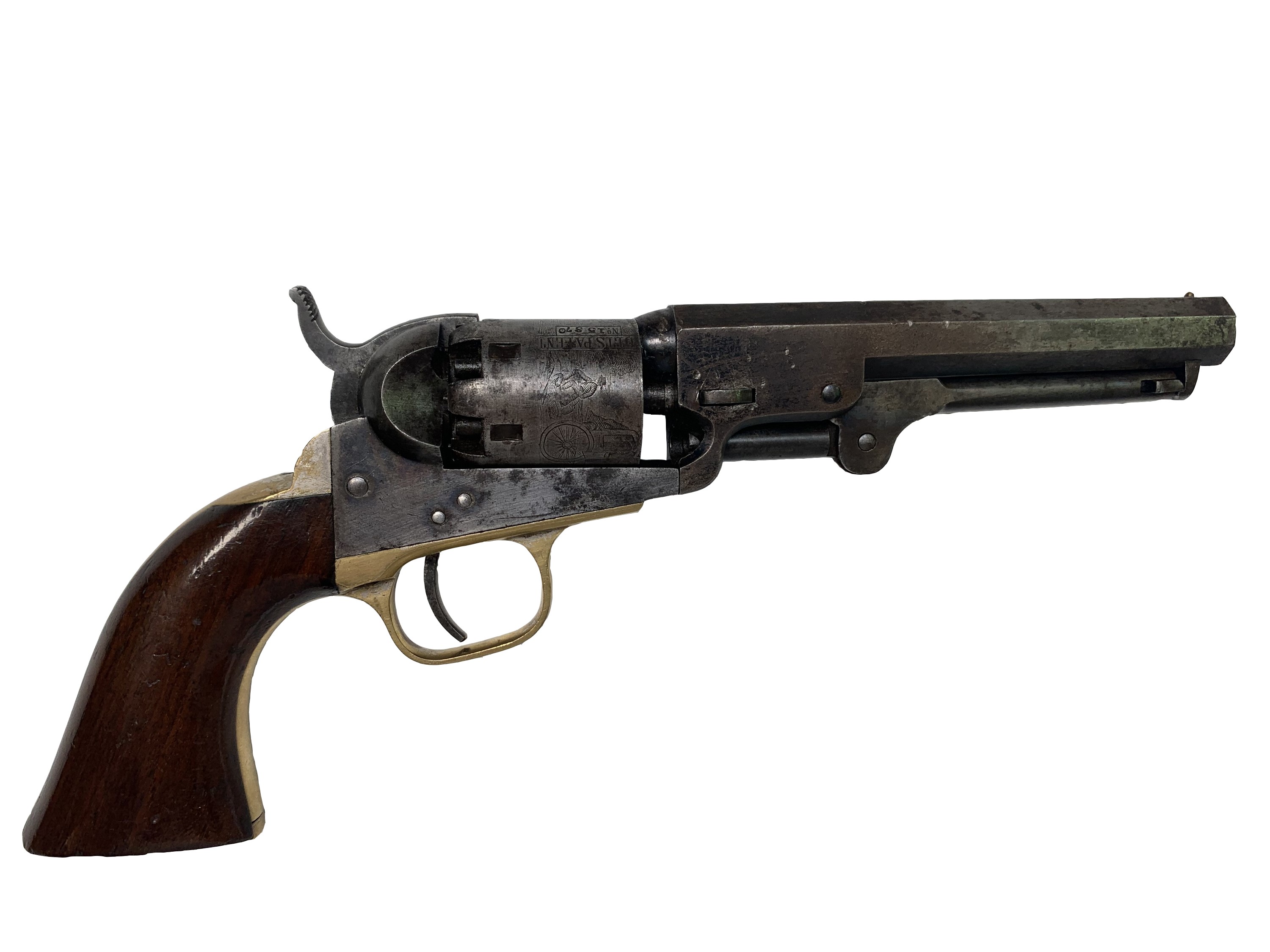 Lot 349 - A Colt percussion five-shot revolver, serial