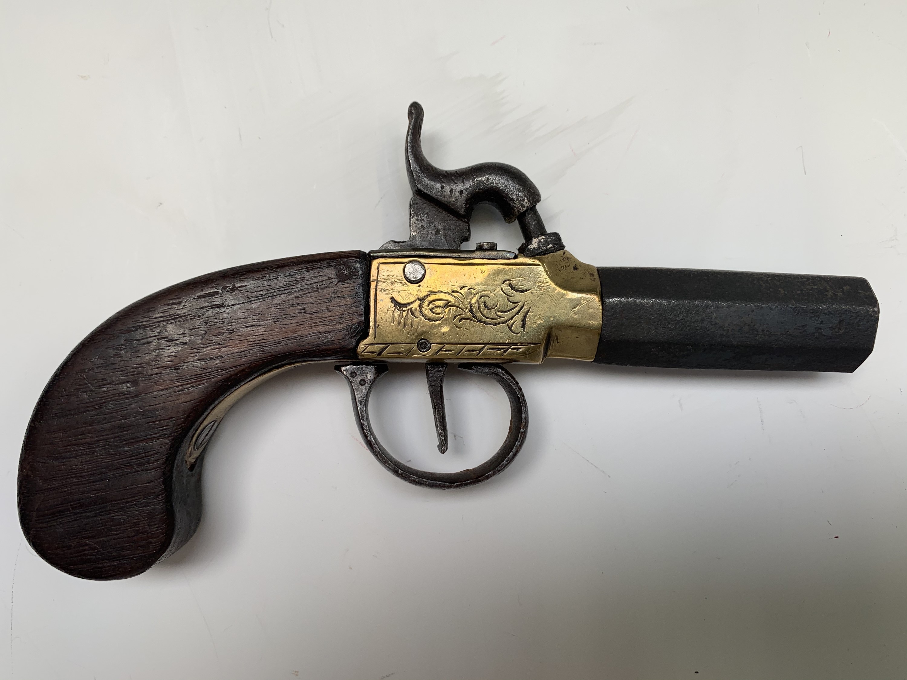 Lot 351 - A mid 19th century percussion cap pocket