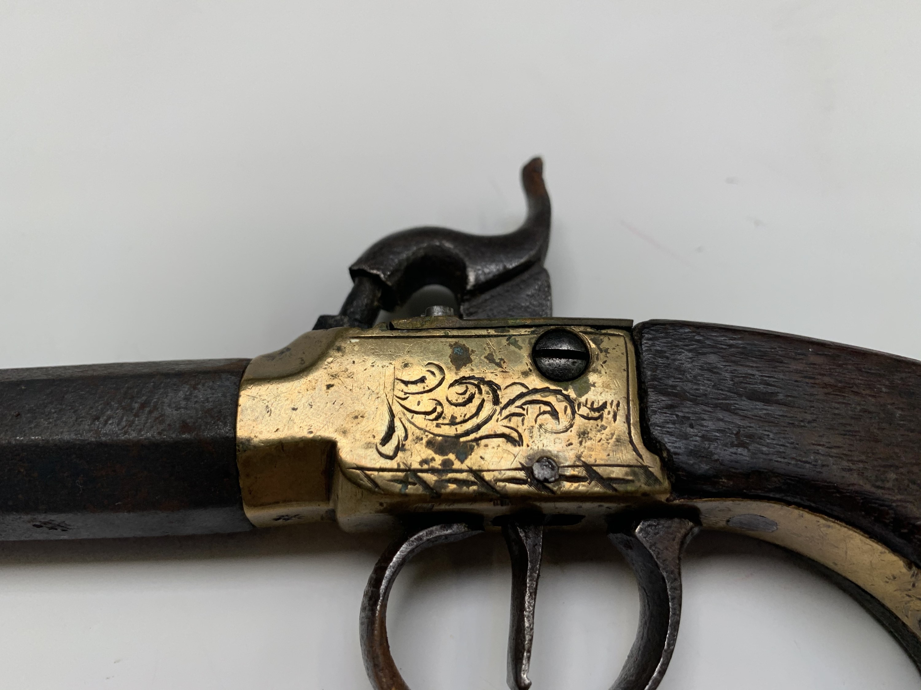 Lot 351 - A mid 19th century percussion cap pocket