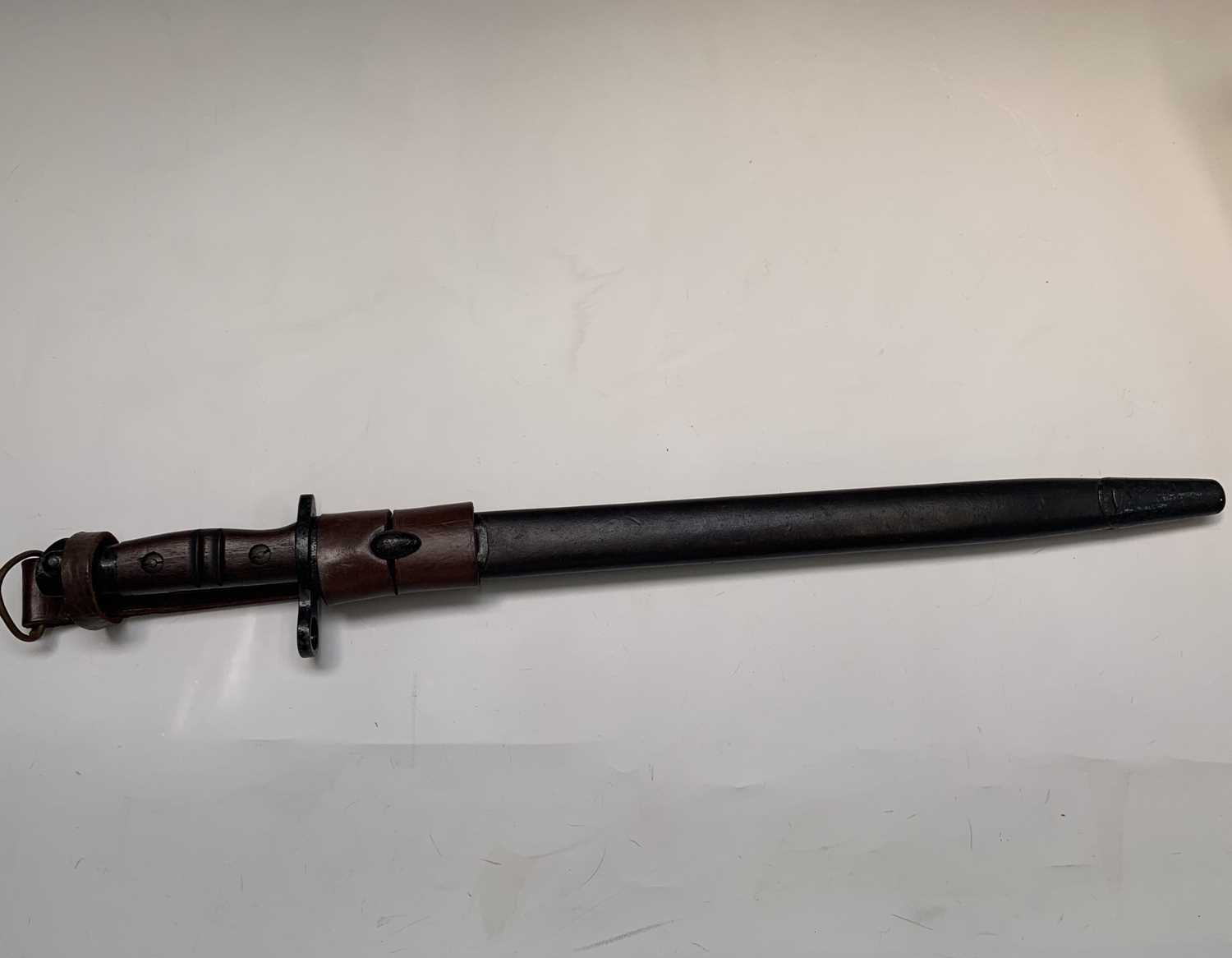 Lot 358 - A US Remington 1913 pattern bayonet, with