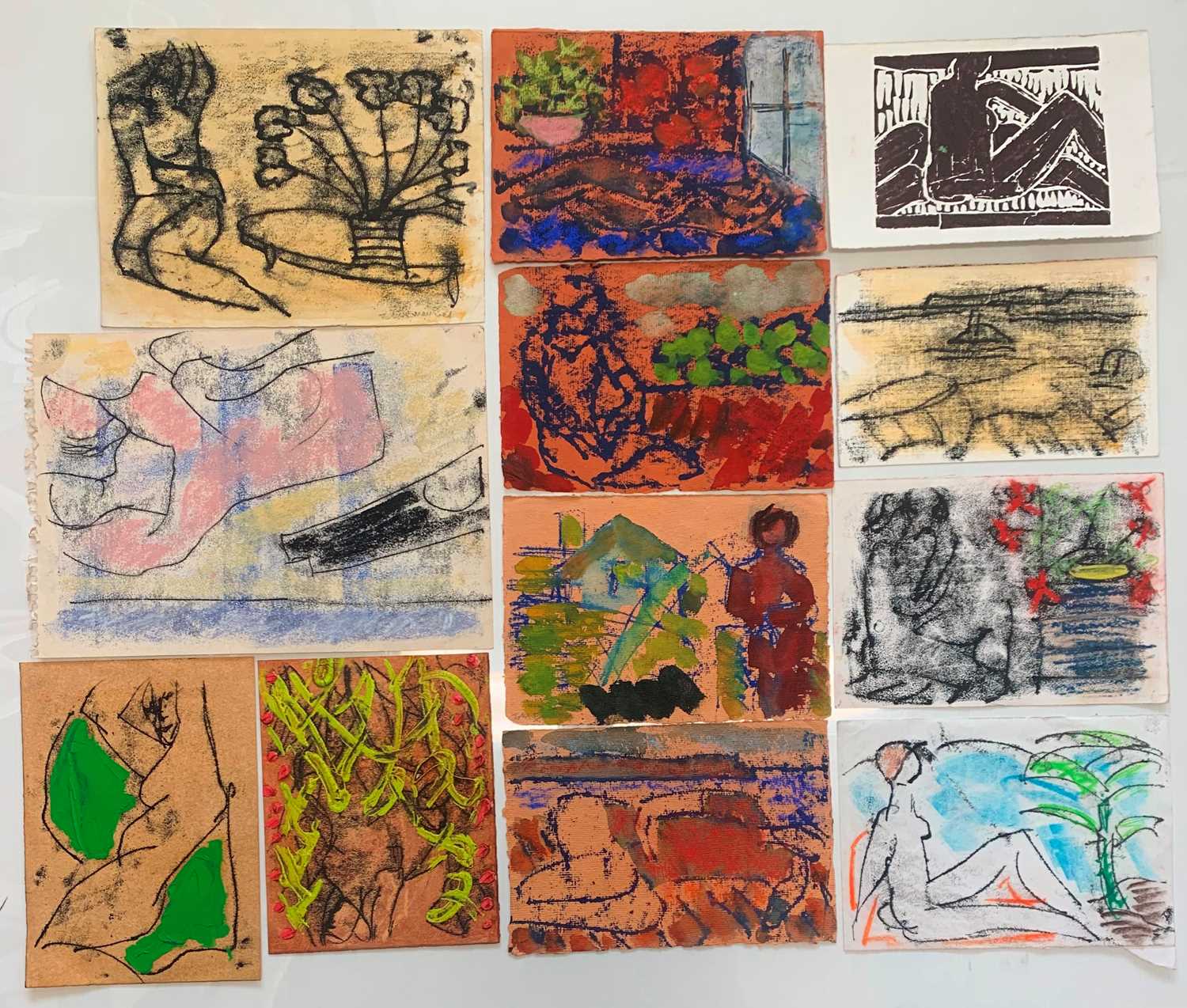 Lot 175 - John EMANUEL (b.1930) 12 various works Mixed
