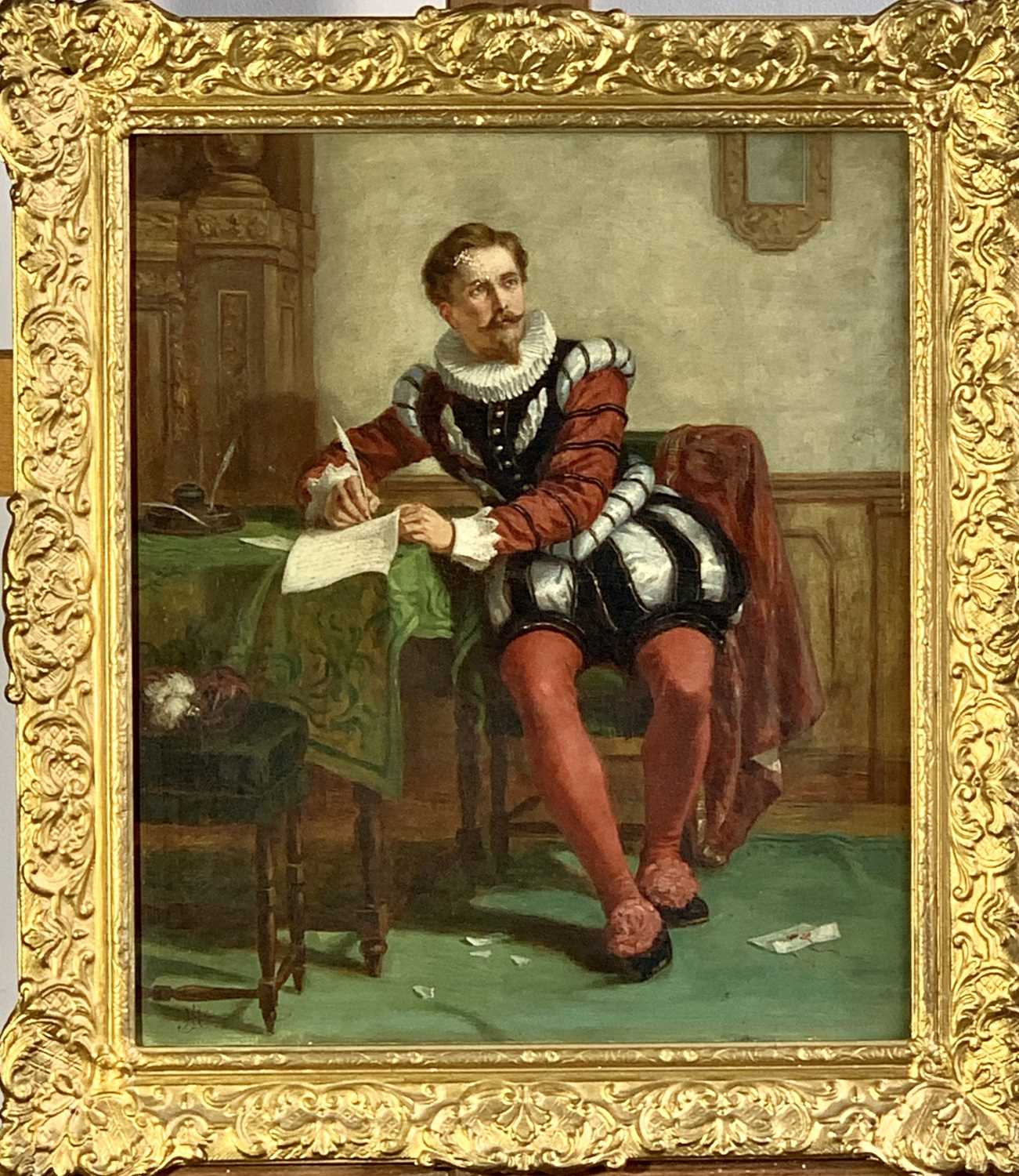 Lot 1193 - James HAYLLAR (1829-1920) The Reply Oil on