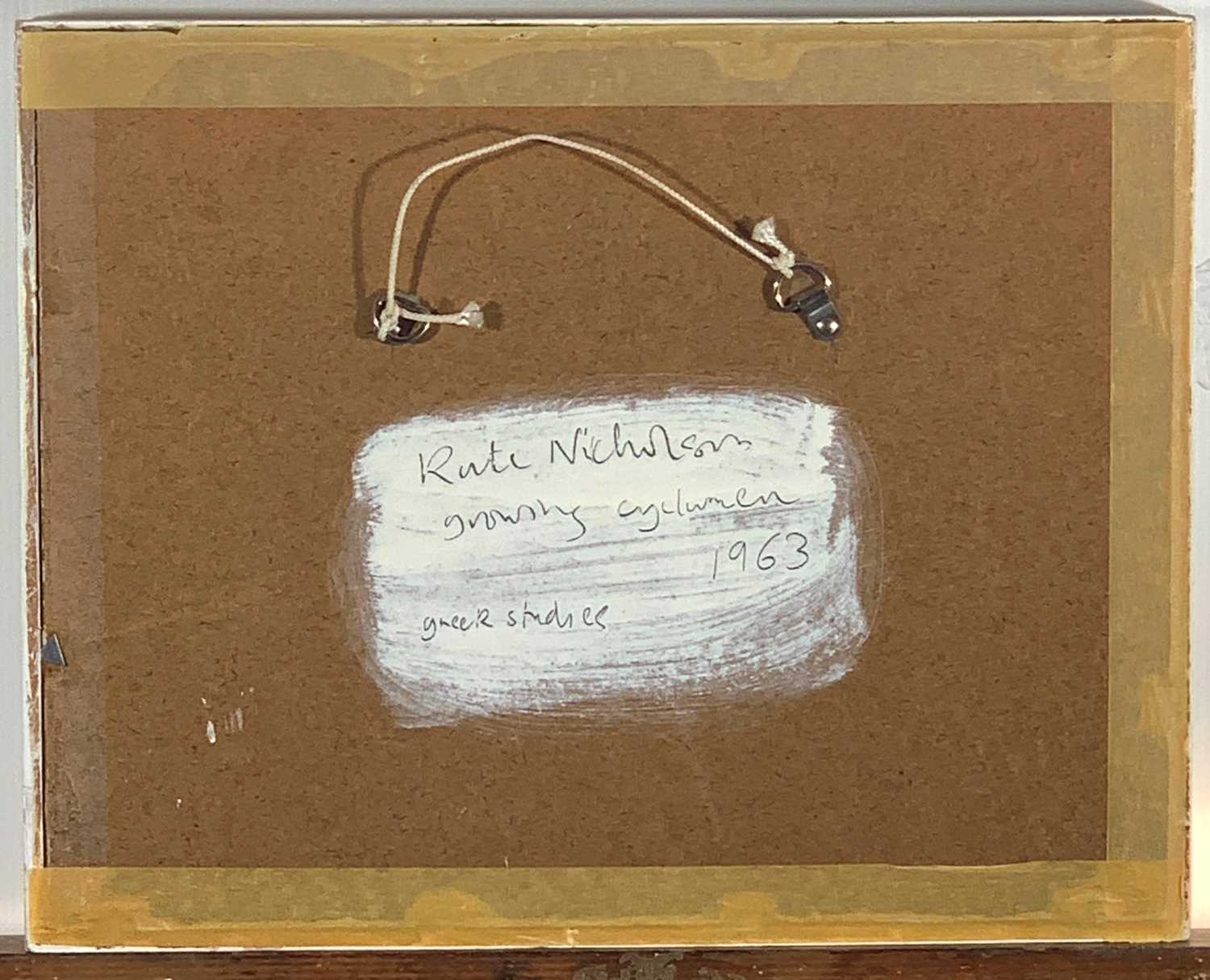 Lot 216 - Kate NICHOLSON (1929-2019) Growing Cyclamen